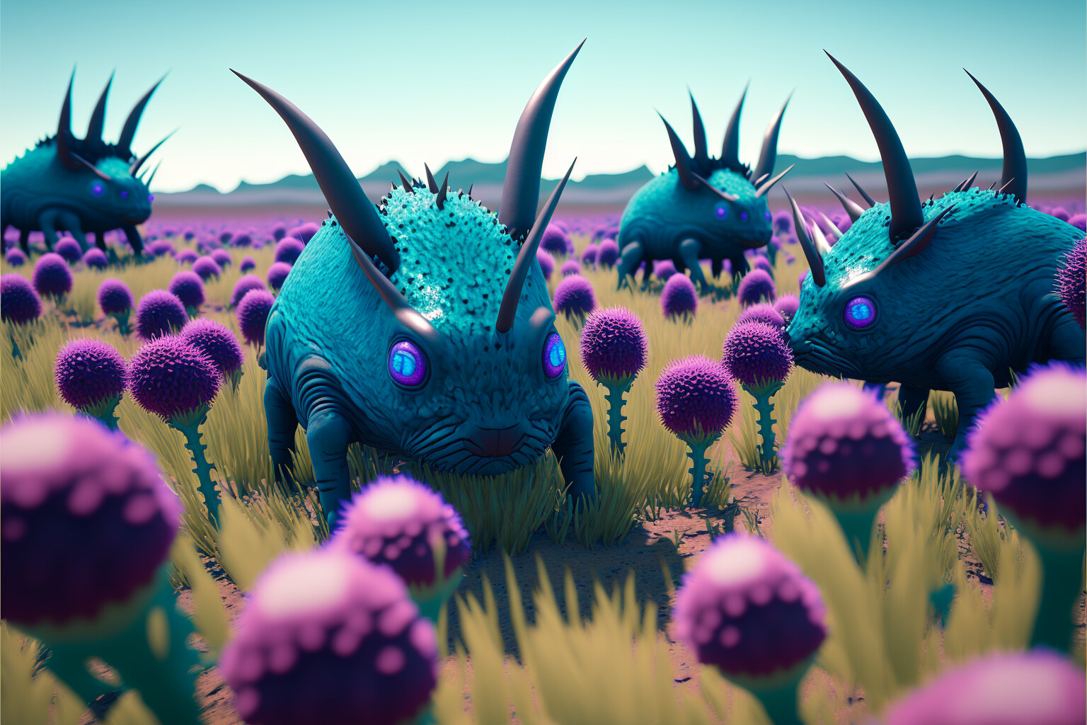 ArtStation - Having Midjourney A.I. Conceptualize Alien Life 1