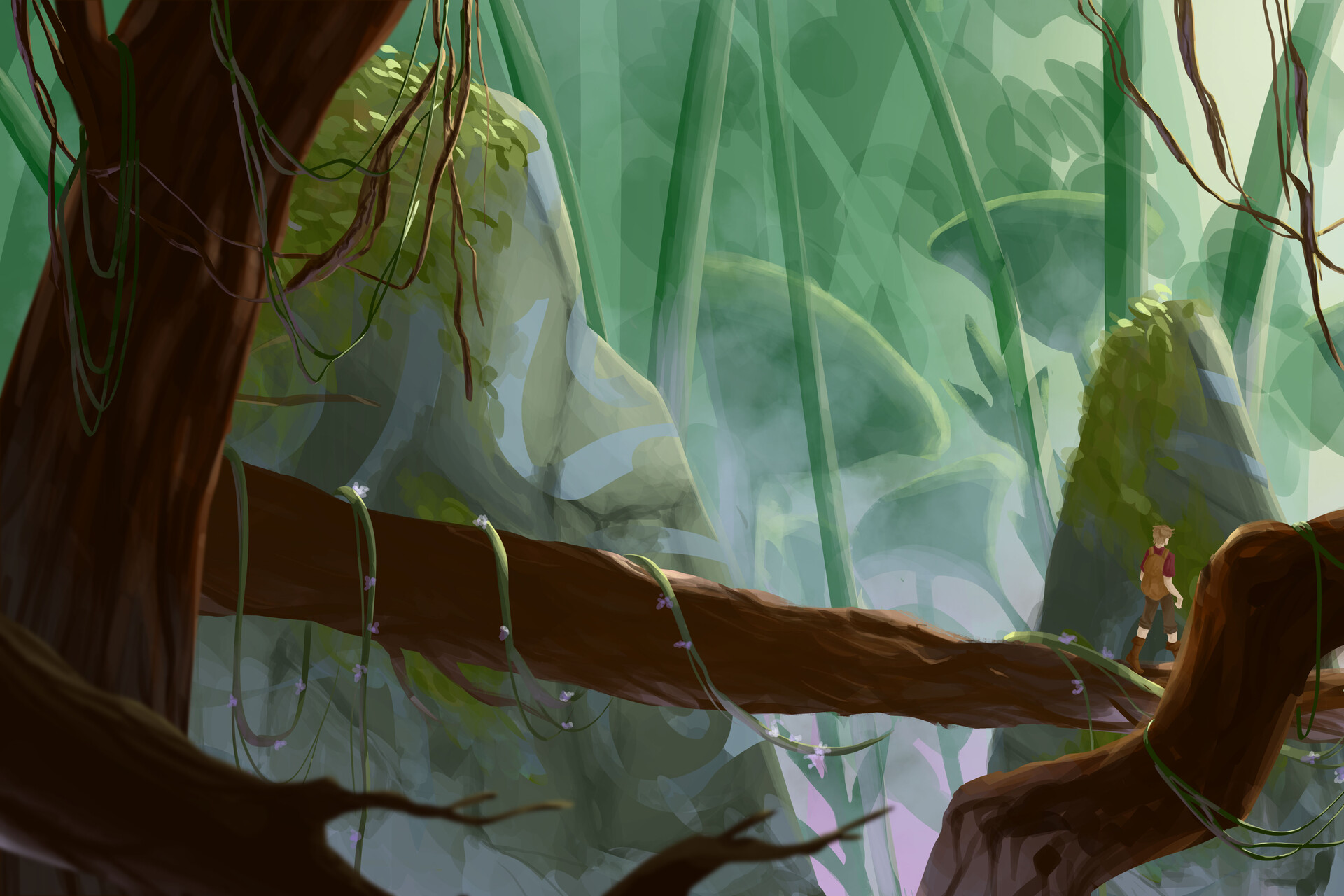 ArtStation - Through the jungle