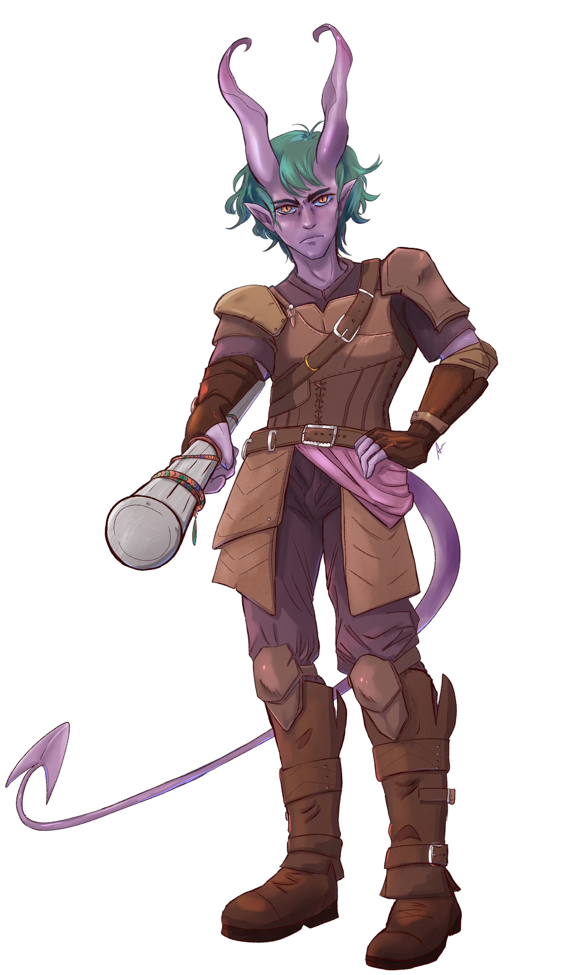 ArtStation - Tiefling commission