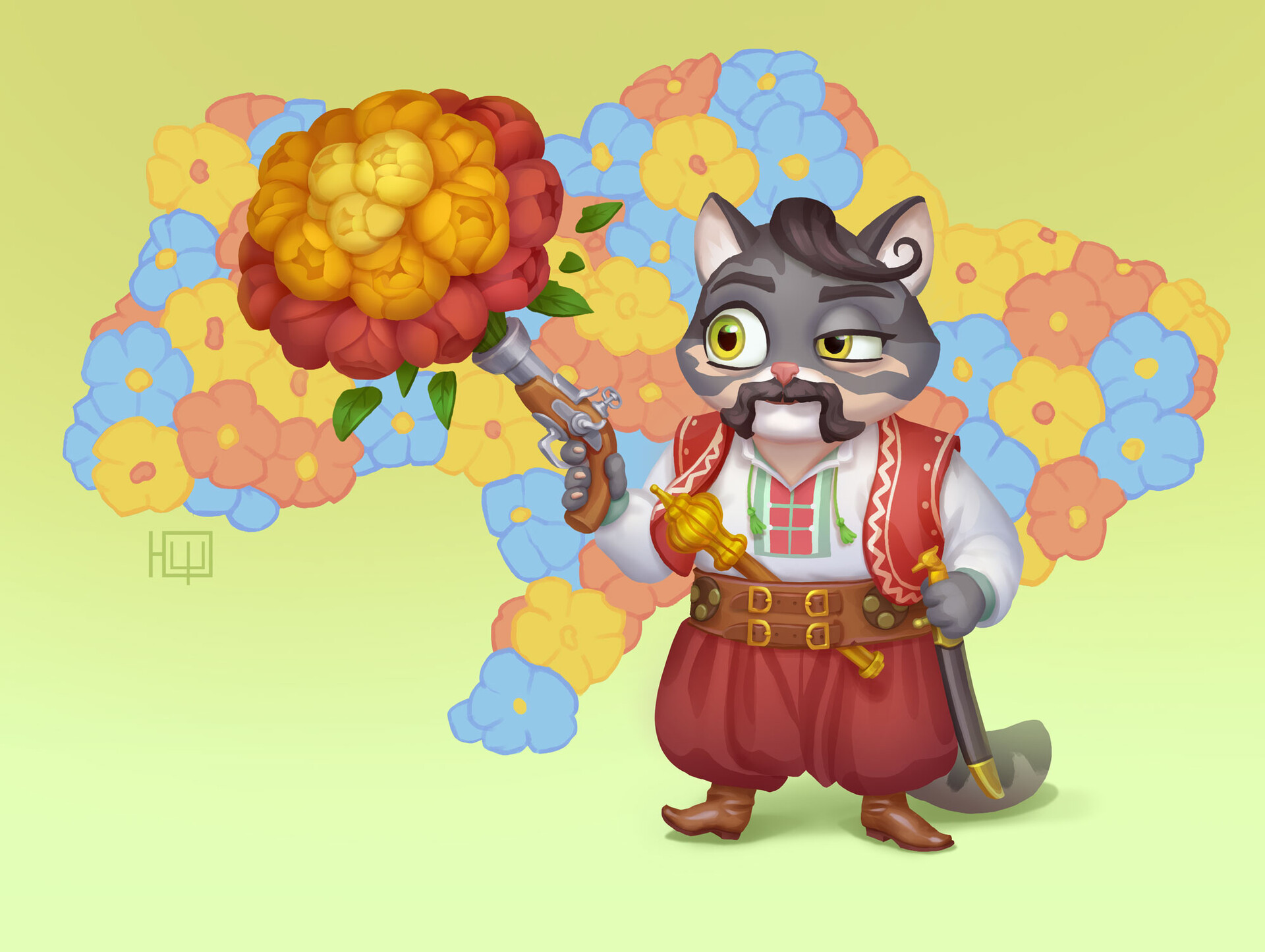 ArtStation - Cat April