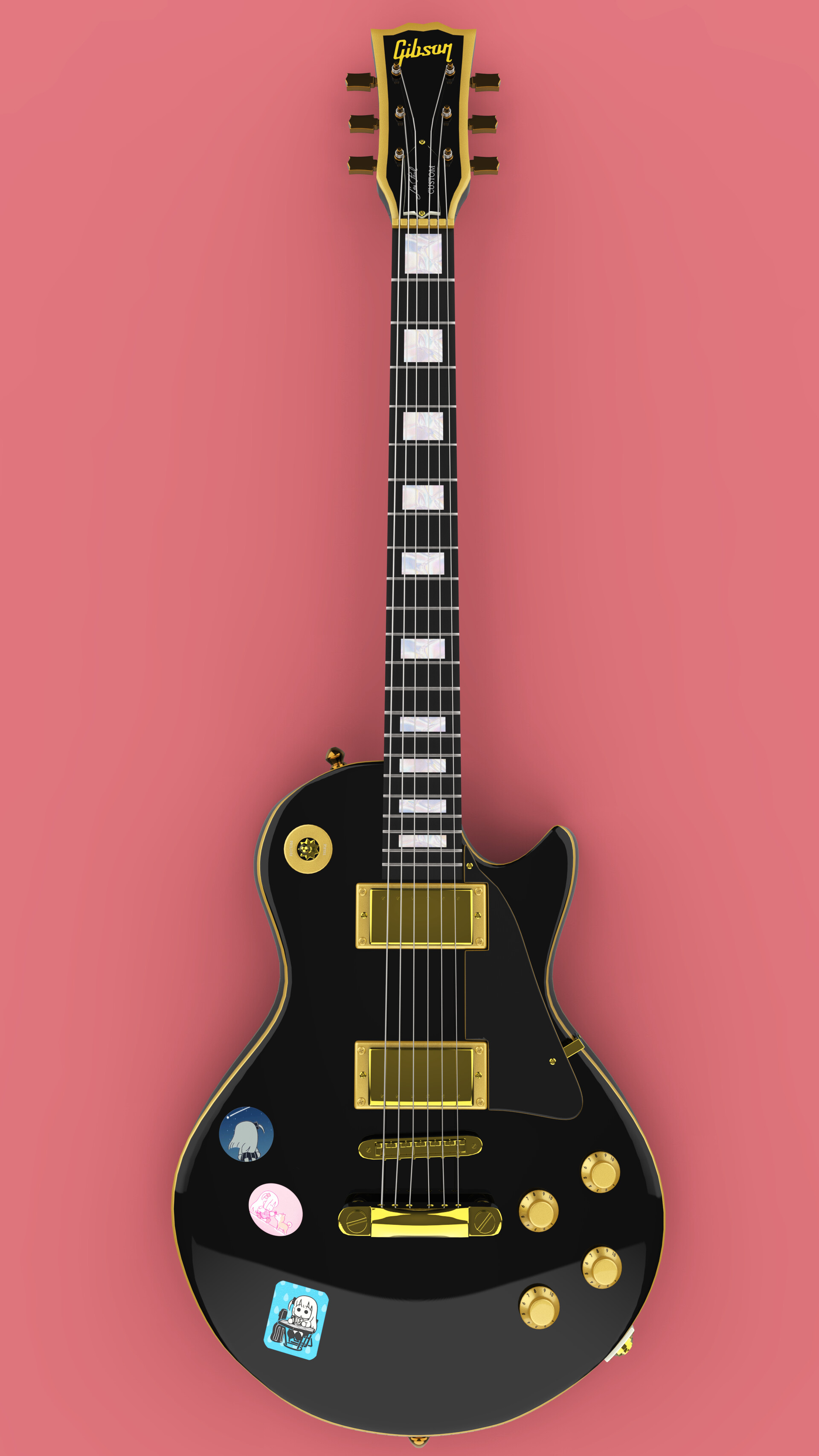 ArtStation - Les Paul Custom-Bocchi