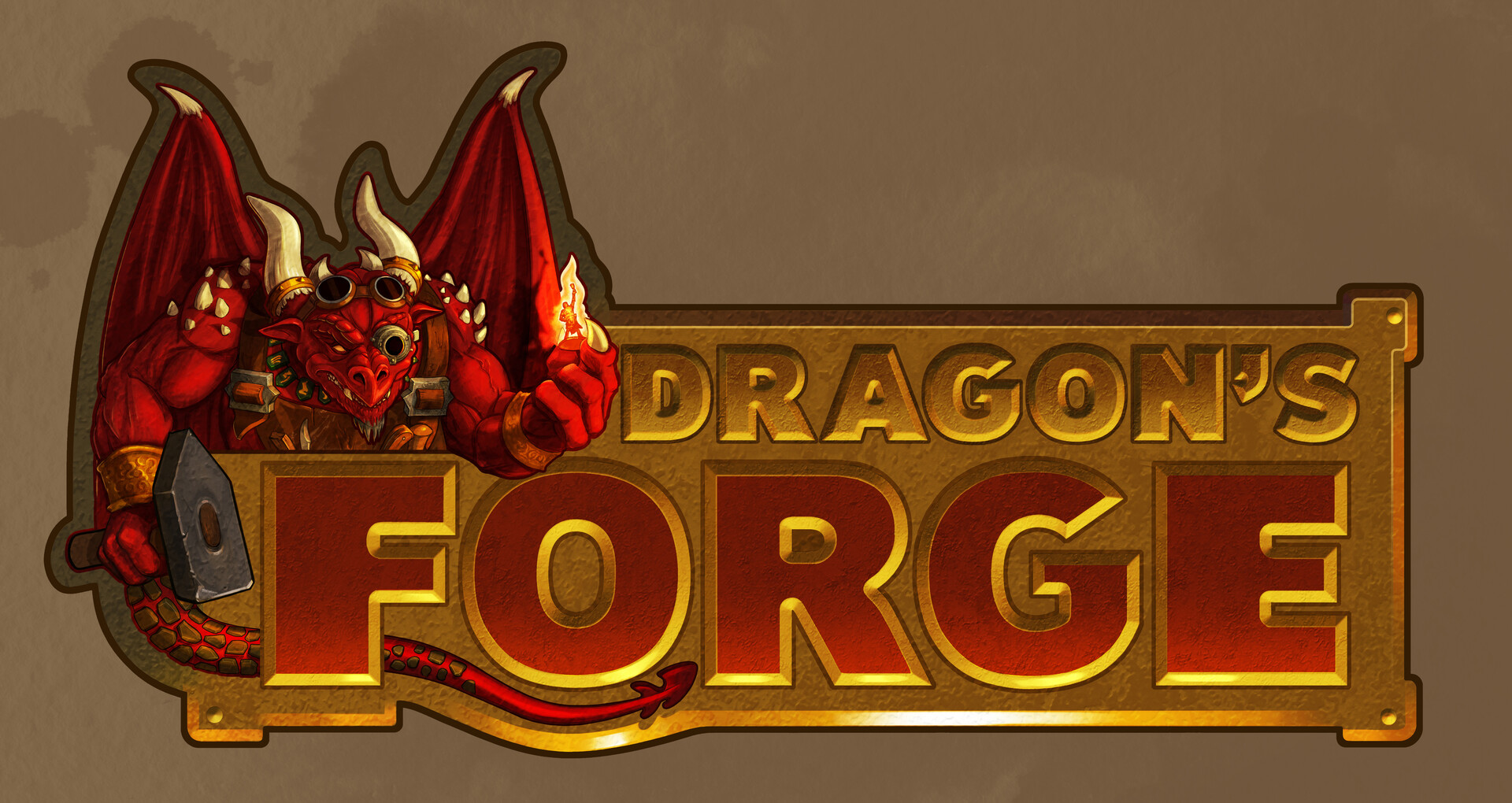ArtStation - DRAGON'S FORGE LOGO