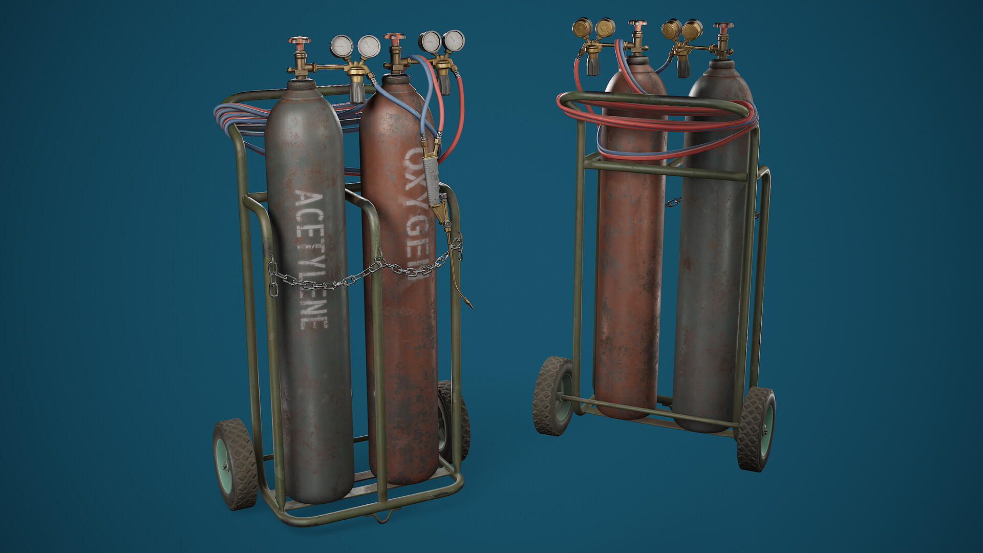 ArtStation - Gas welding set