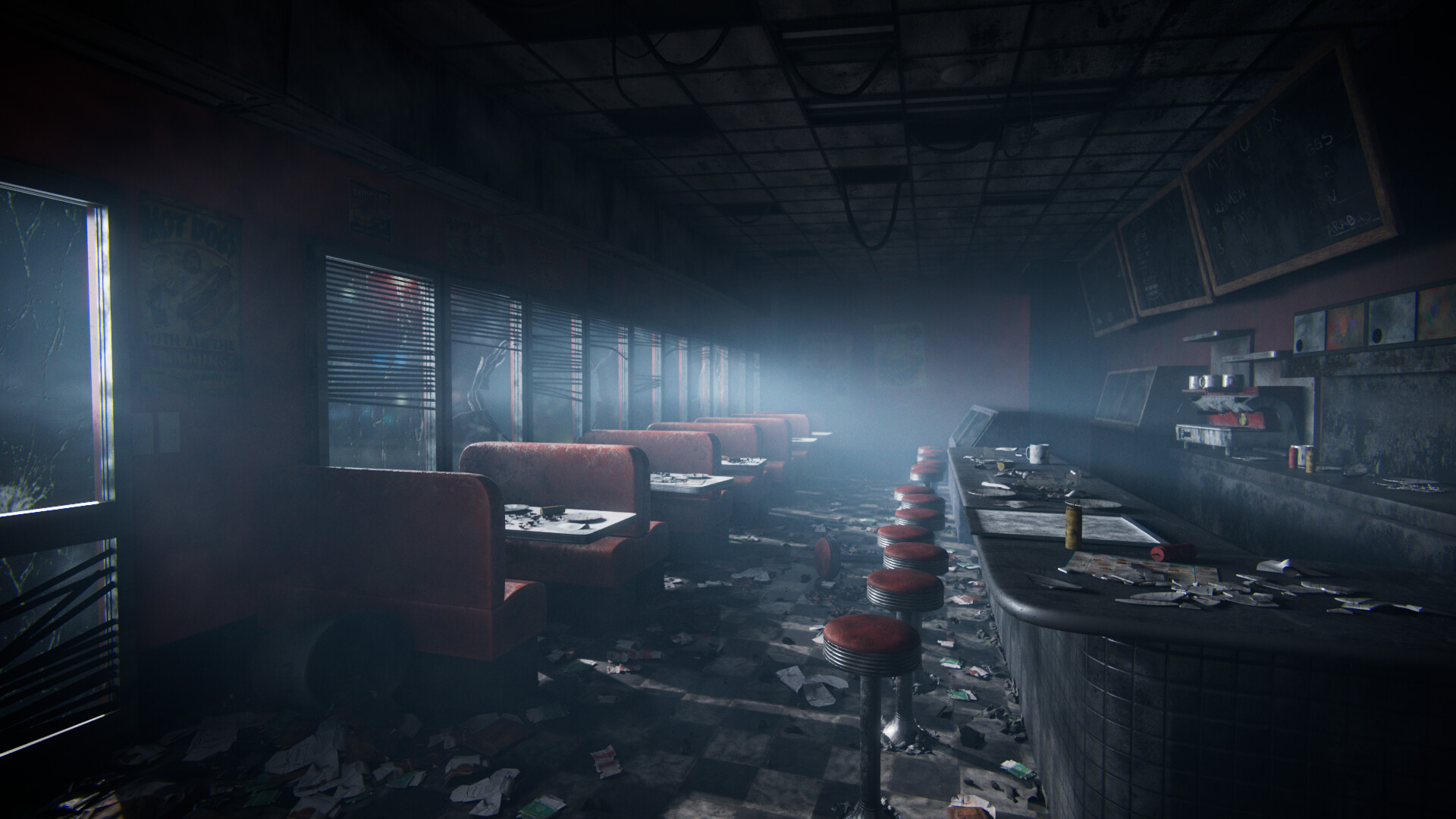 ArtStation - ABANDONED DINER