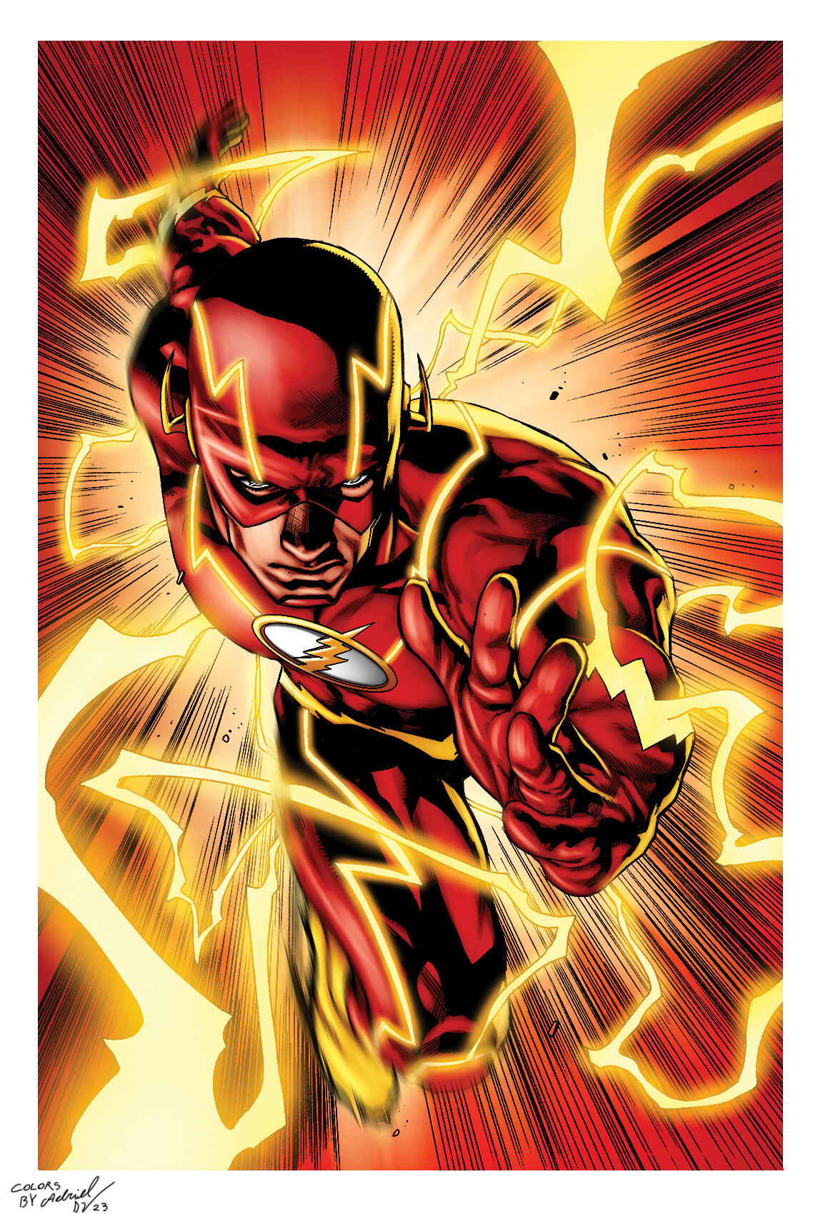 ArtStation - Flash splash page COLORS sample