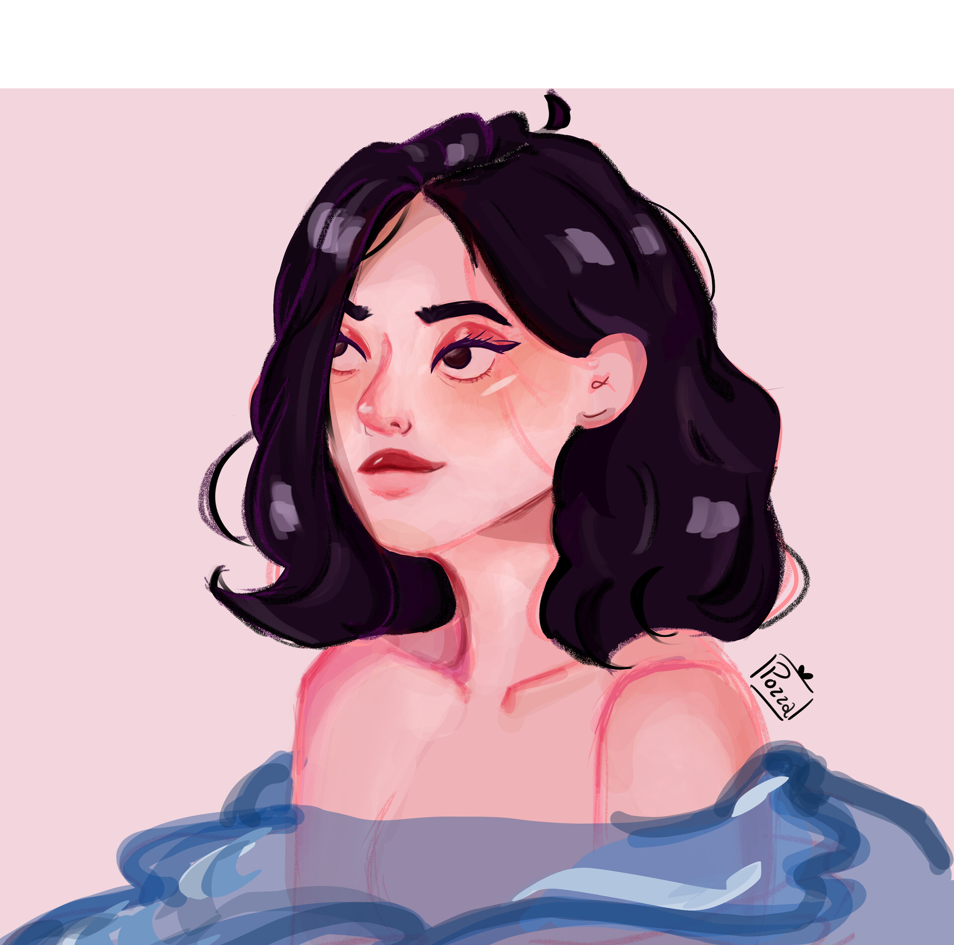 ArtStation - Original art- Beautiful nicole