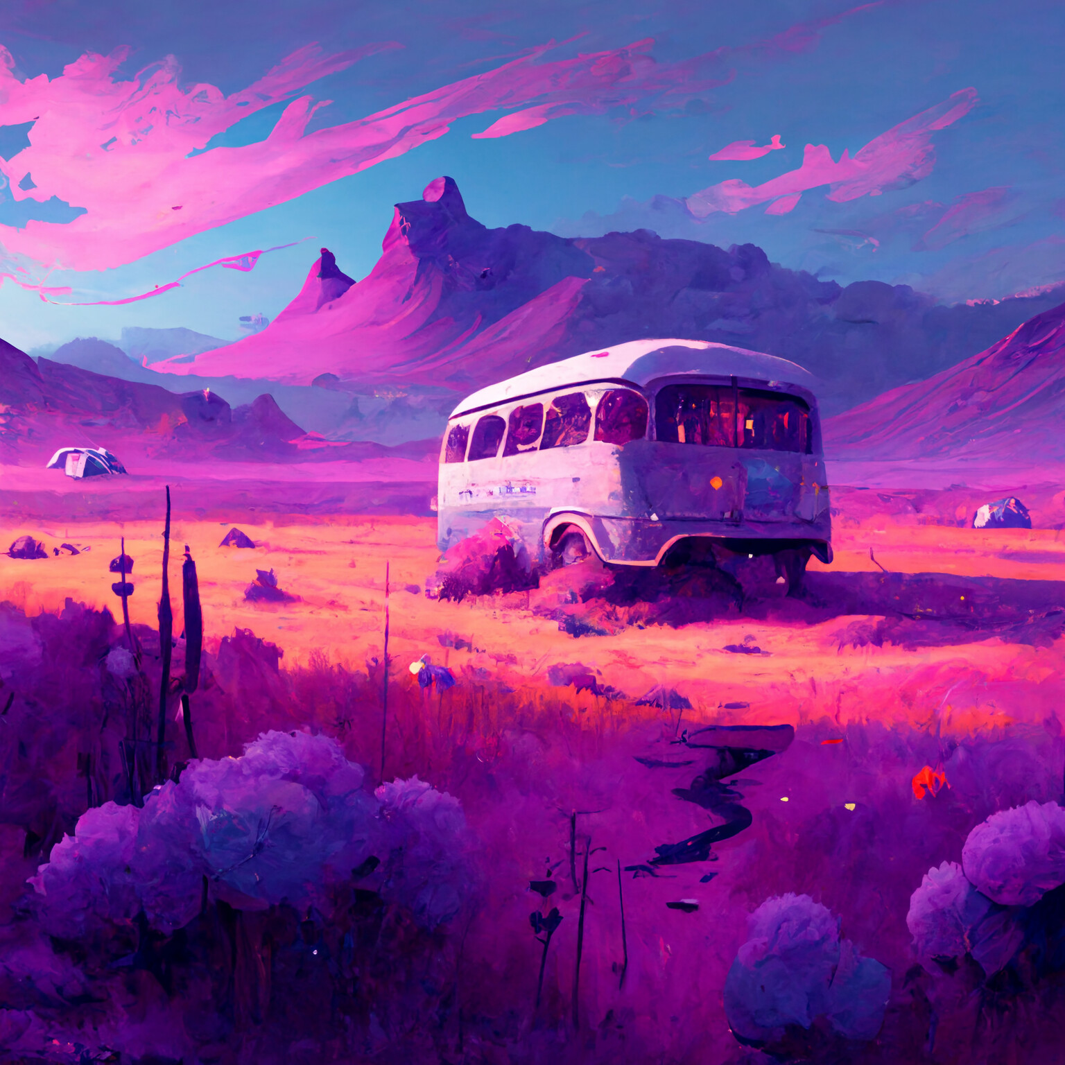 ArtStation - An alien landscape