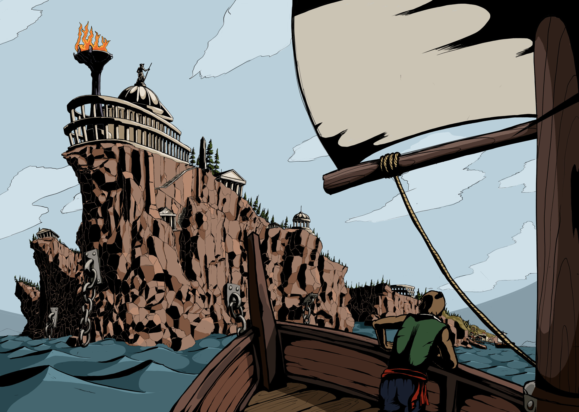 ArtStation - Delos: The stronghold city