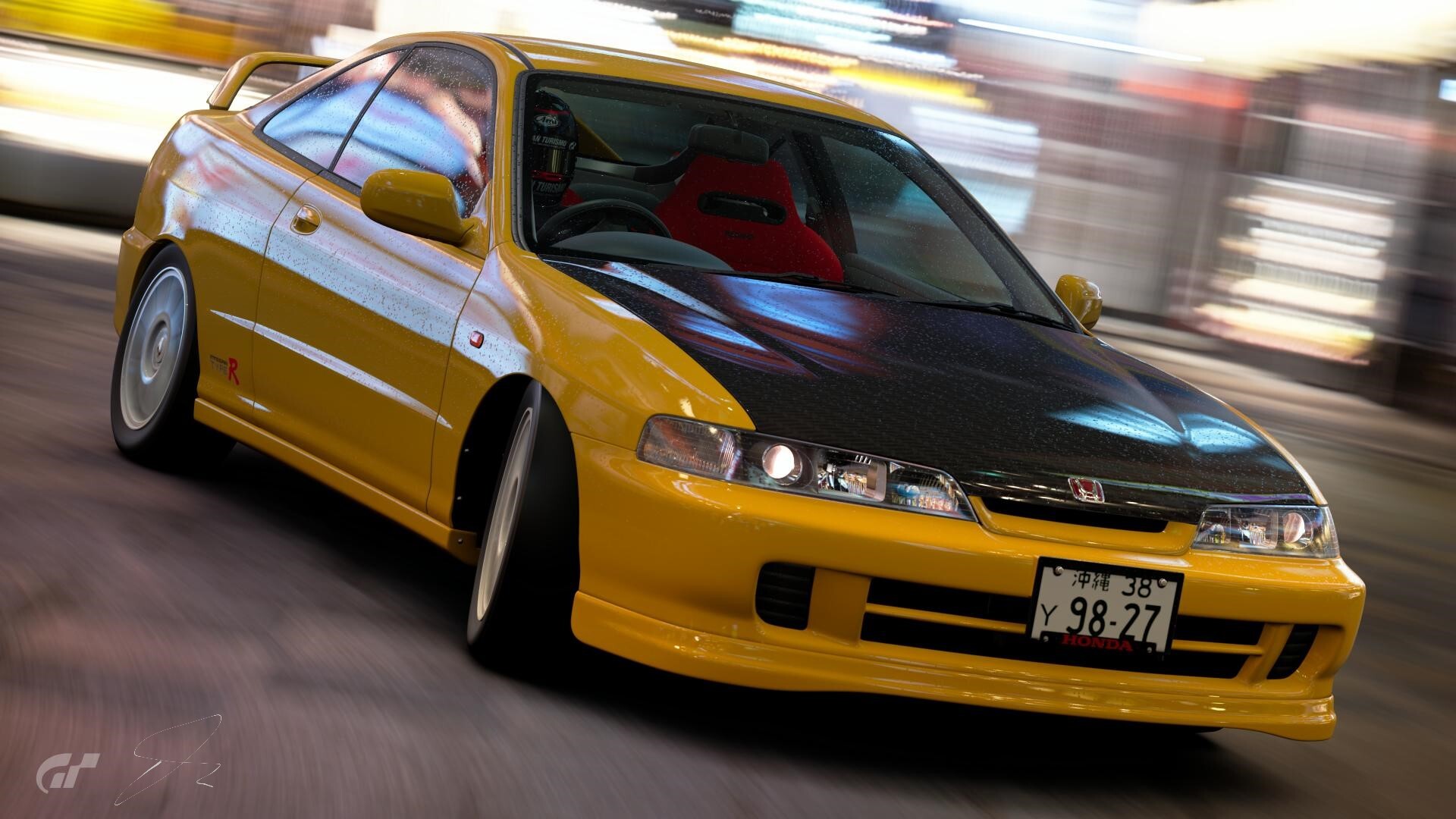 ArtStation - Phoenix Yellow Integra Type-R '98