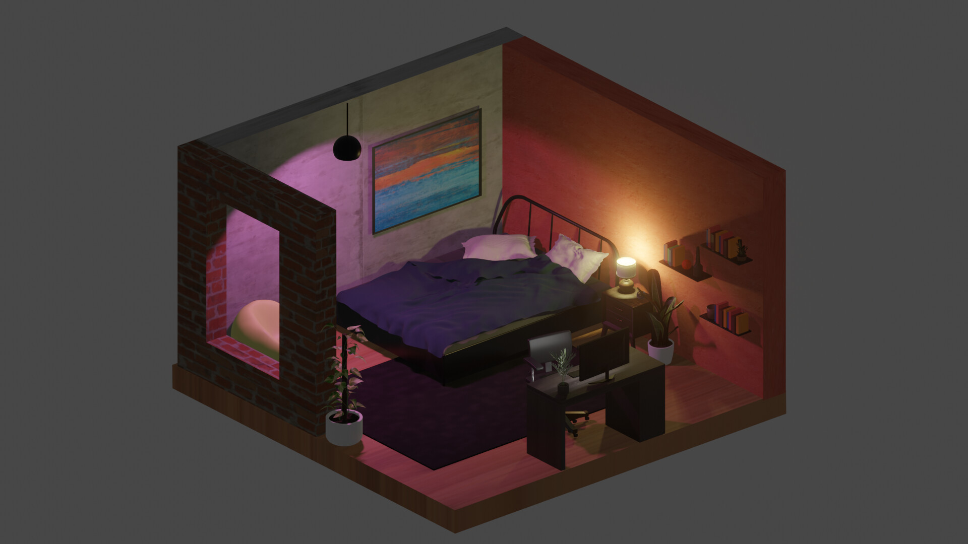 ArtStation - Bedroom Design