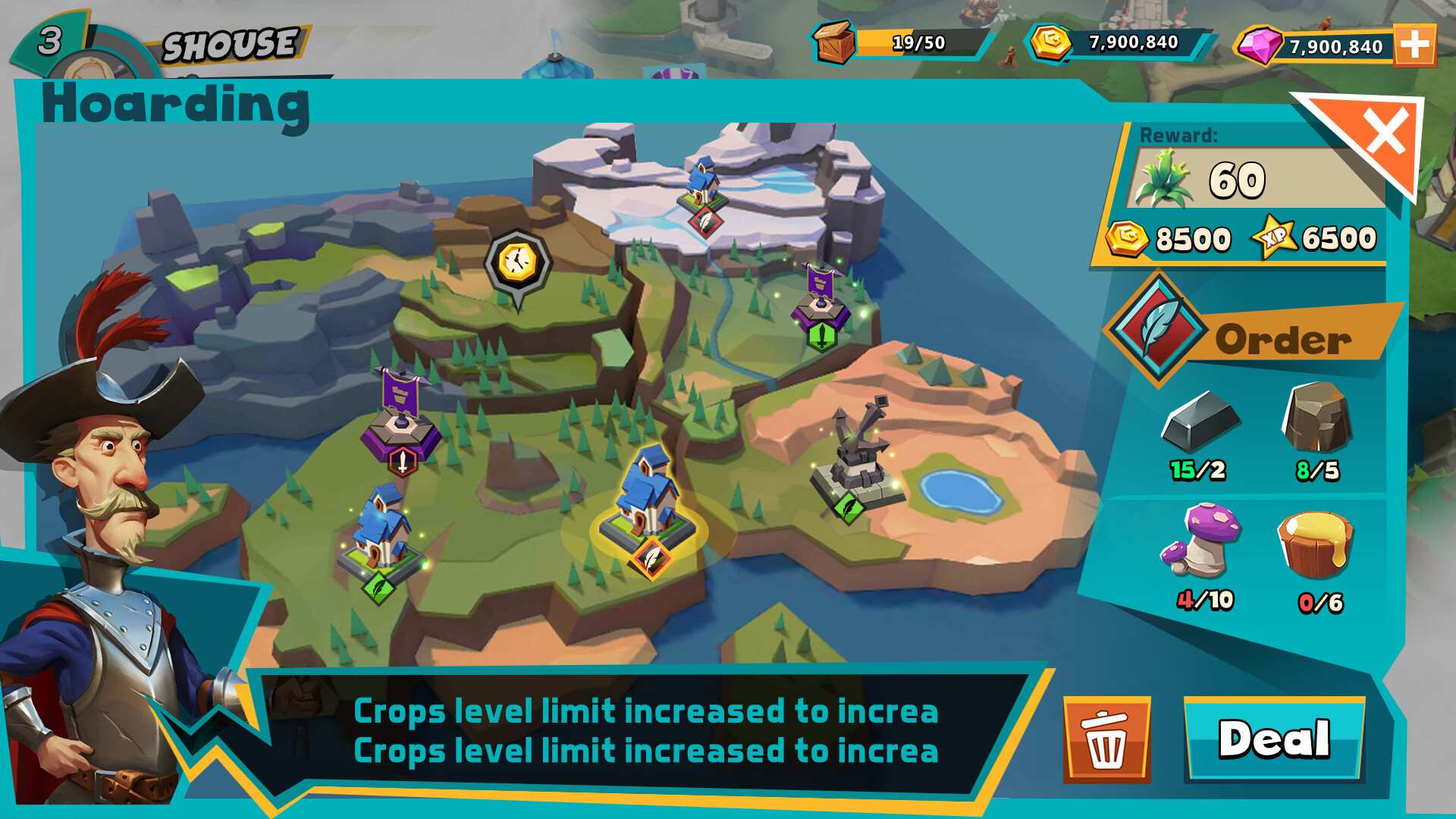 Evelyn Chiang - Brave Conquest UI 初版風格 + 進戰鬥示意