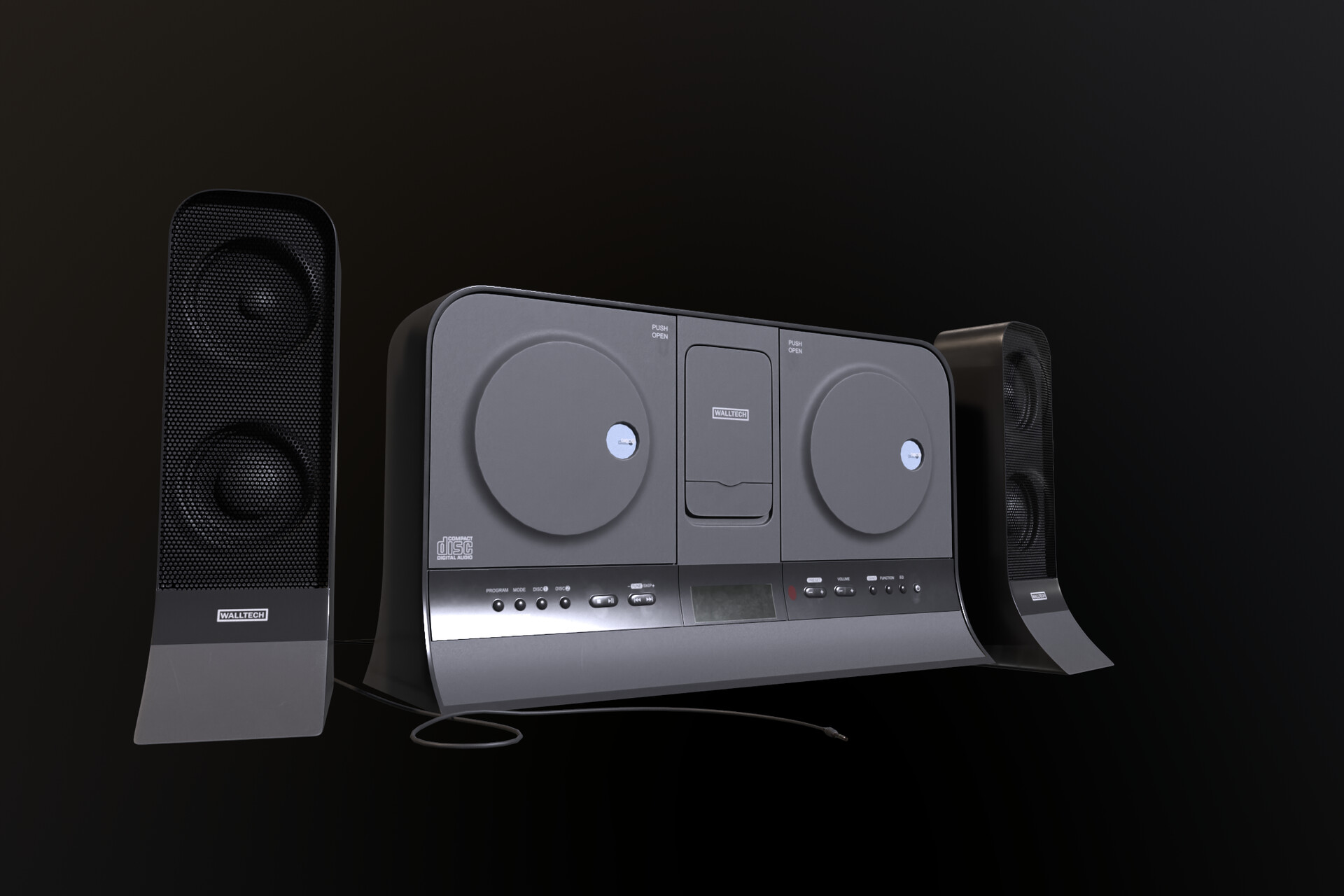 ArtStation - Music Player and Speakers