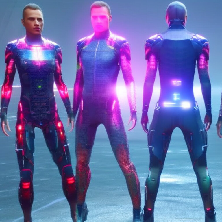 ArtStation - Futuristic clothes (Augmented Interface)