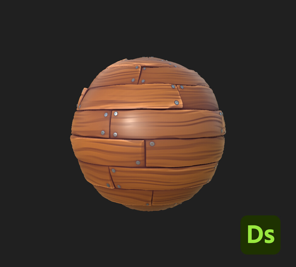 ArtStation - Stylised Wood Planks