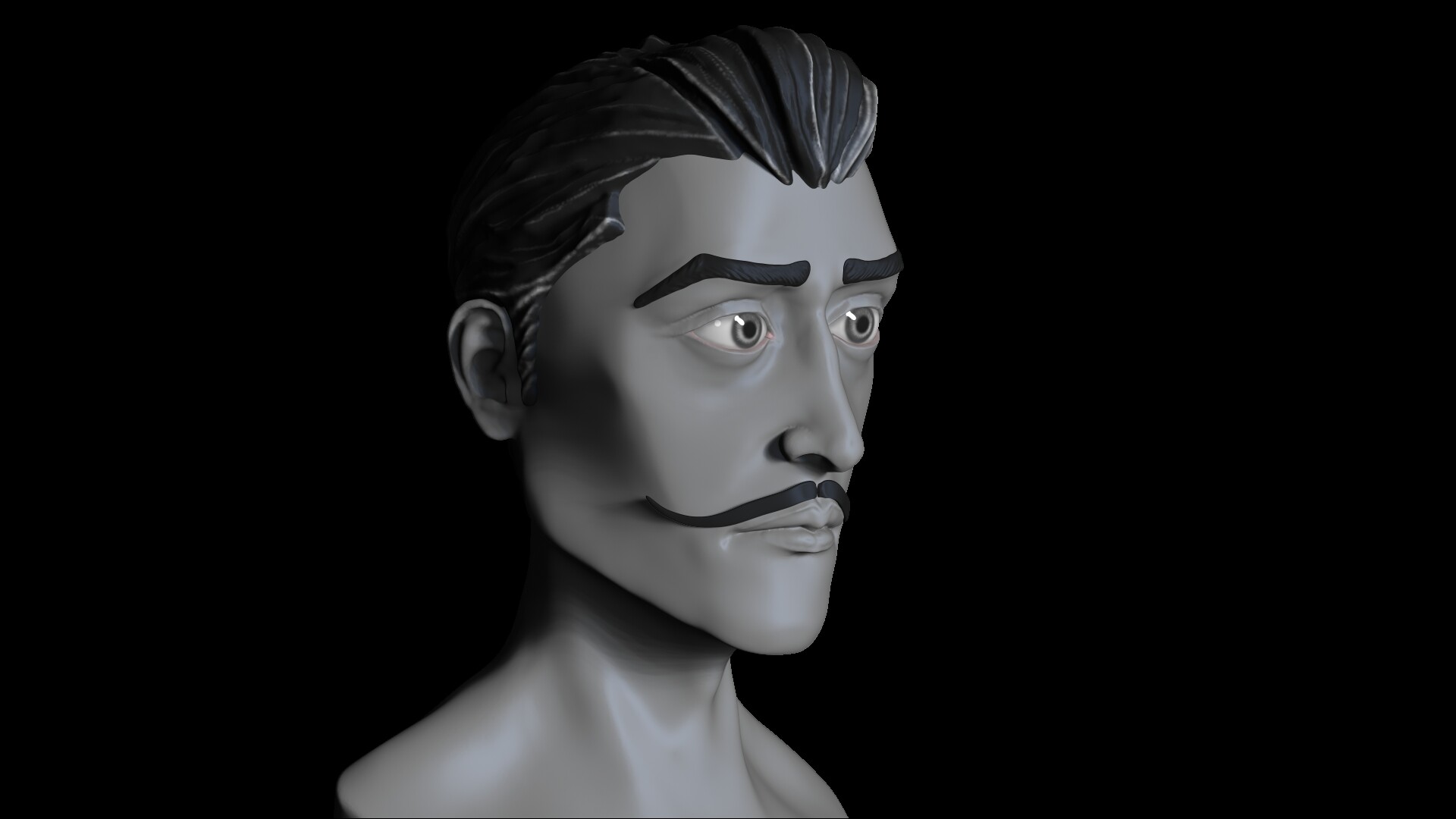 ArtStation - Stylish character bust