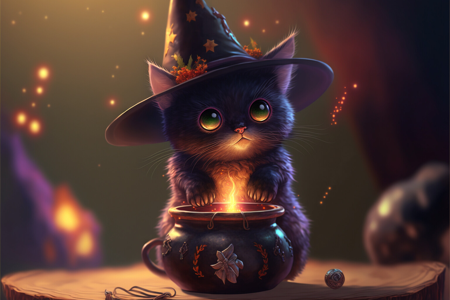 ArtStation - Witch Cats