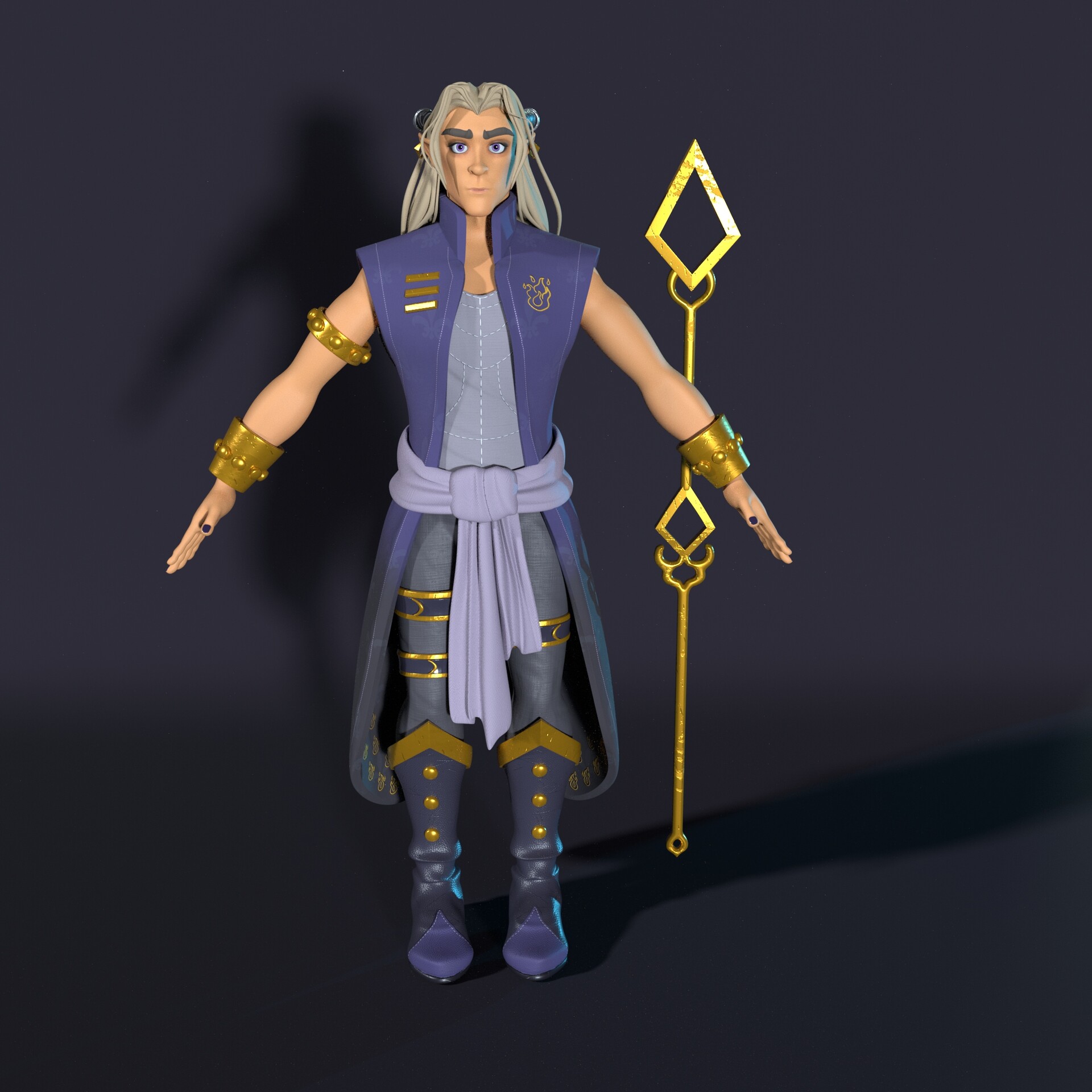 ArtStation - Elf Male 3D Model