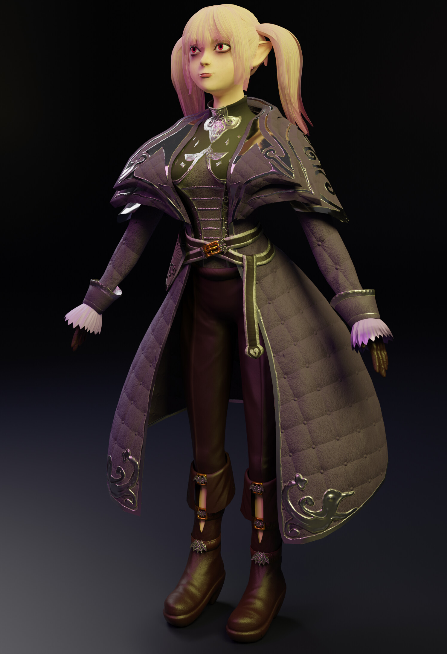 ArtStation - MMORPG 3D Character