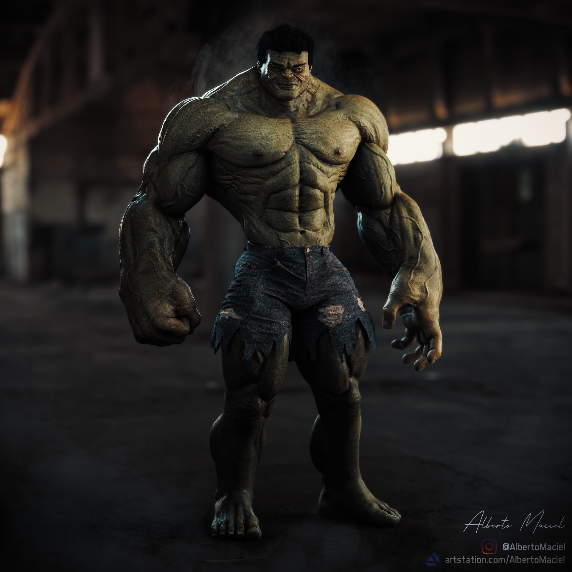 ArtStation - The Hulk for production