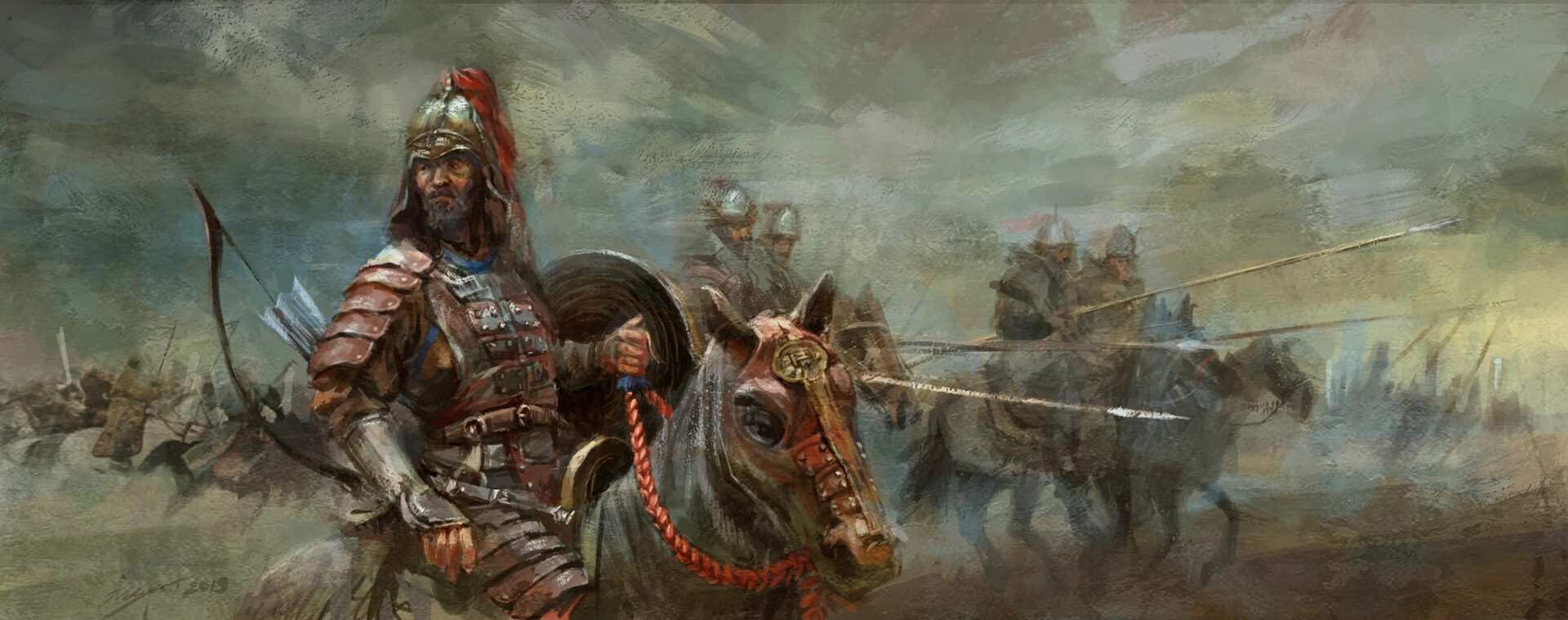 ArtStation - Mongol Cavalry