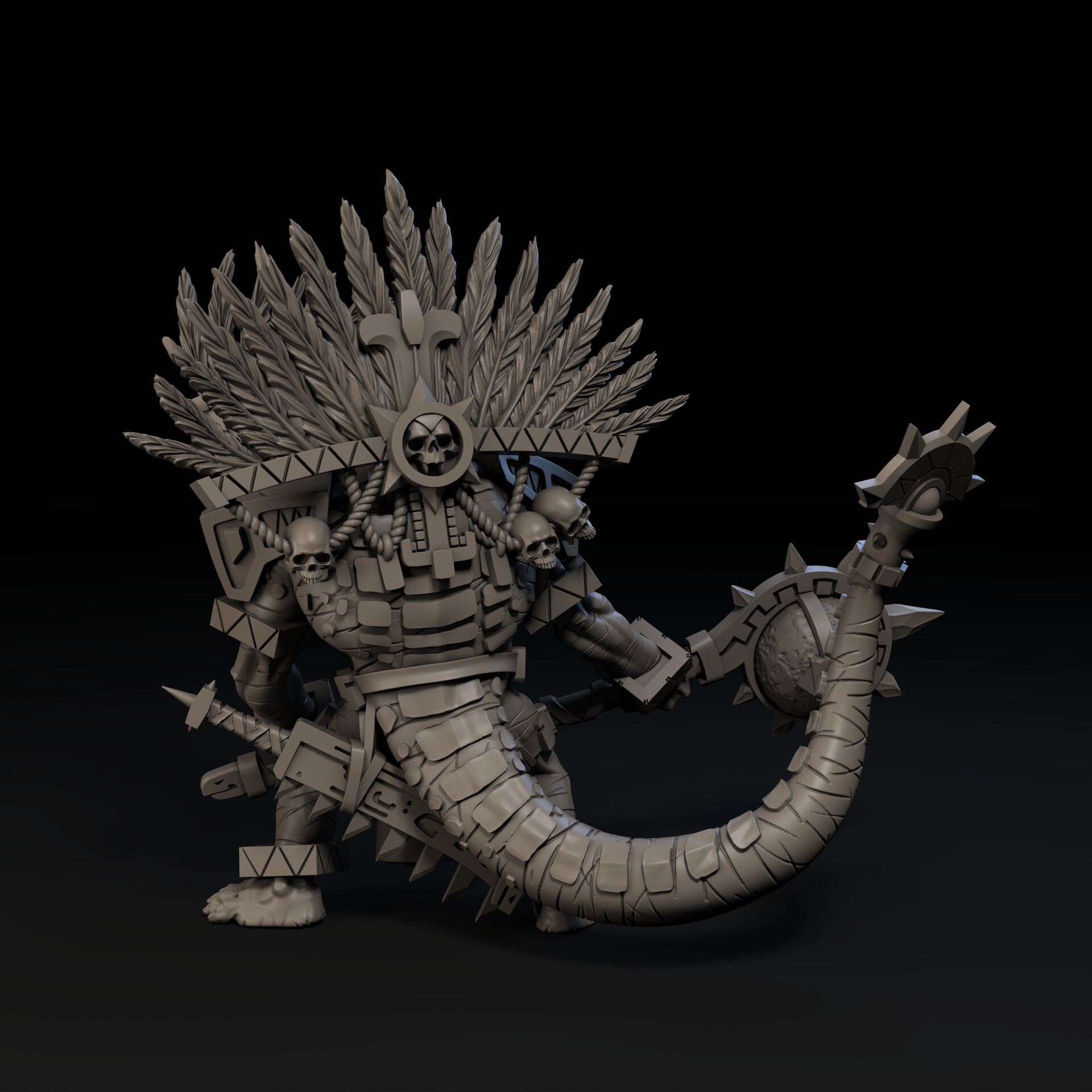 Pablo Navarro - Lizardman Warrior