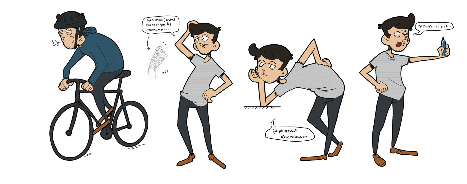 Telig (Arc'hantael Gaudin) - Chara Design - Cartoon Stylization - 2/2