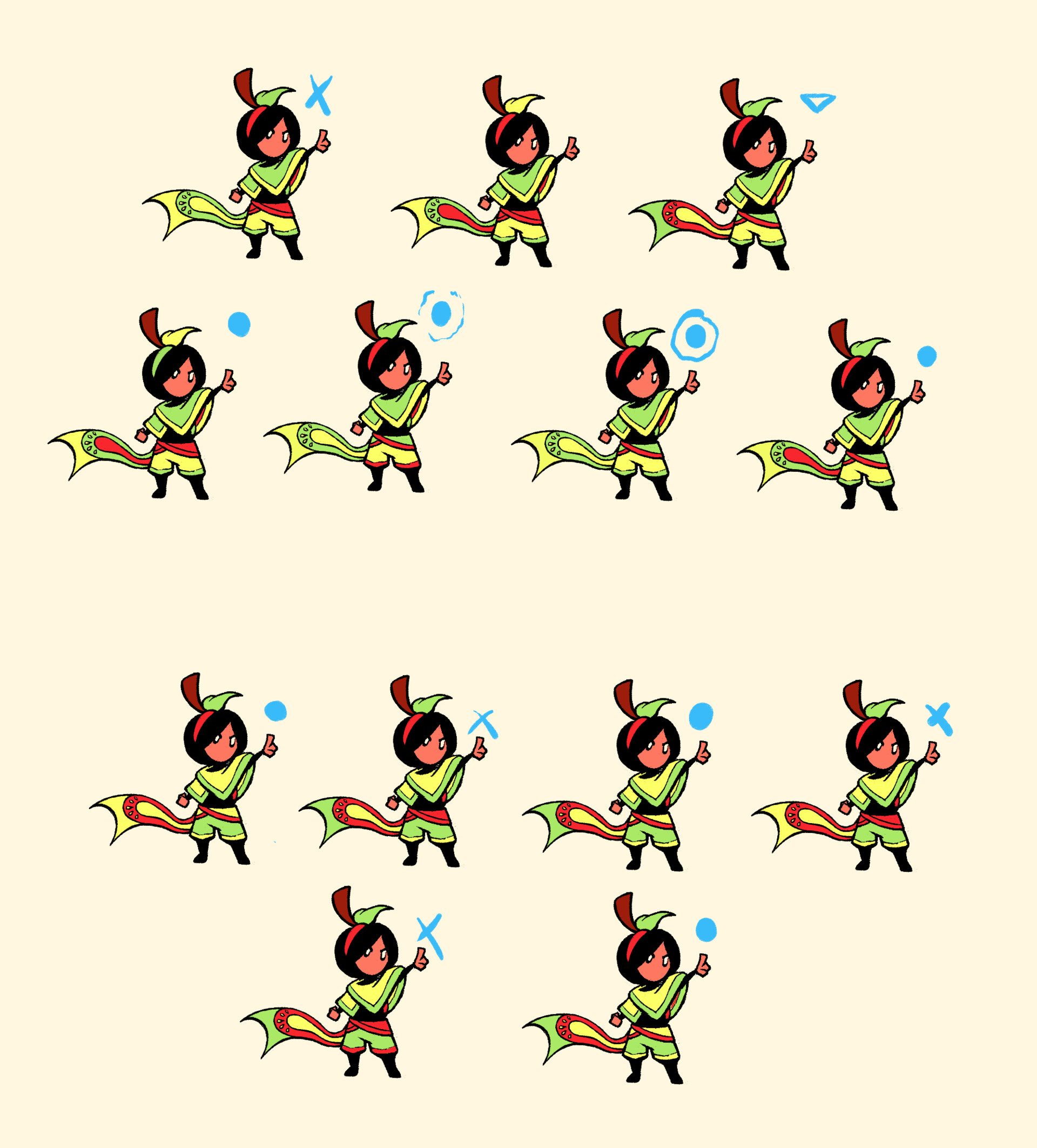 Xavier Davidson - Apple Ninja Eva - Character Design Evolution