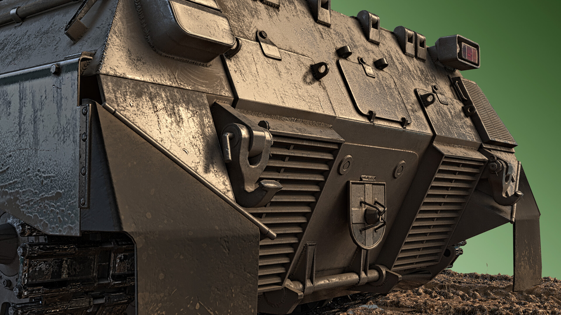 Oleksandr Kryklyvyi - Begleitpanzer 57