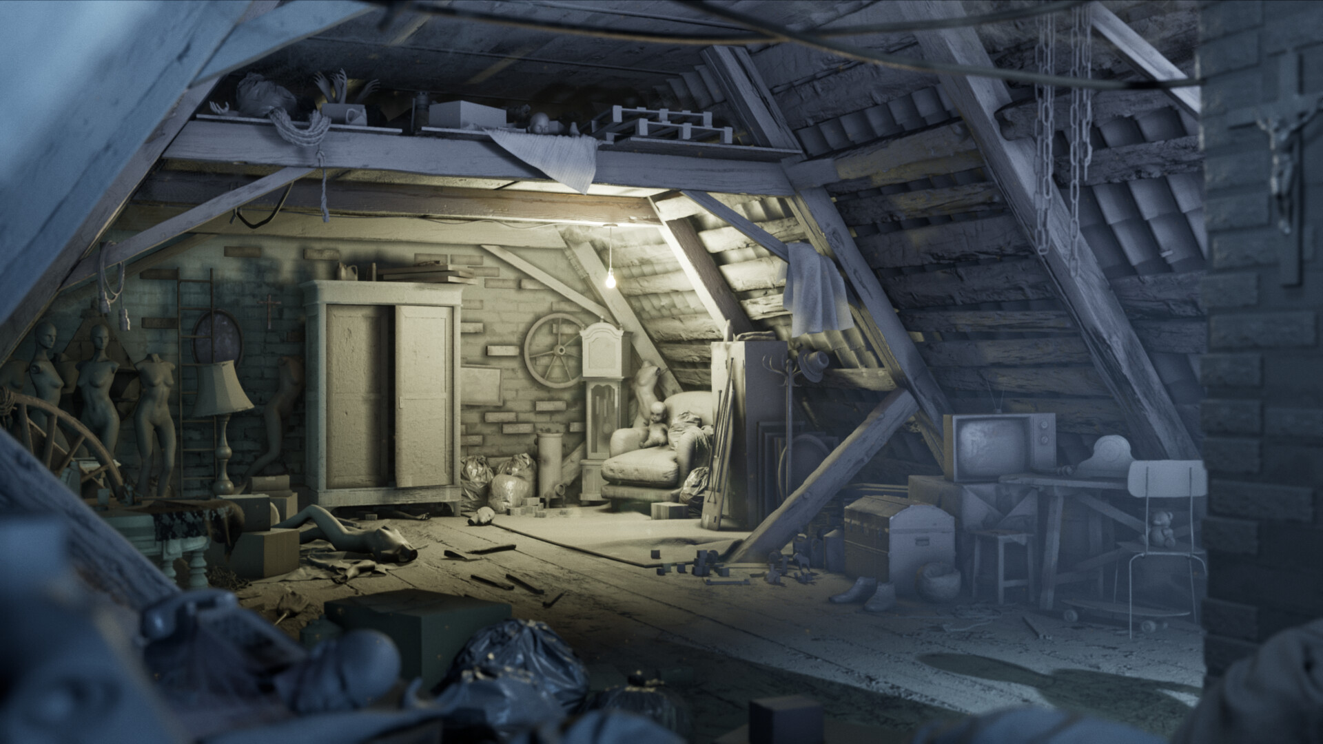 Alexis PELTIER - Evil Attic