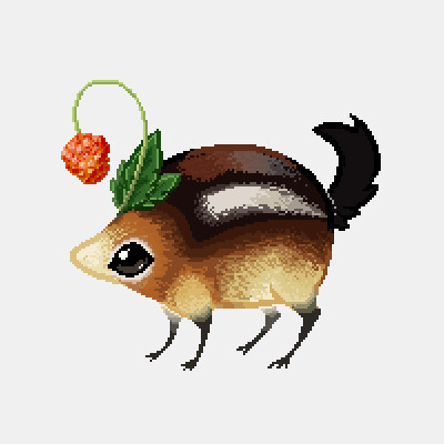 ArtStation - Pixel Binary Drawing, 150x150 Berry Child