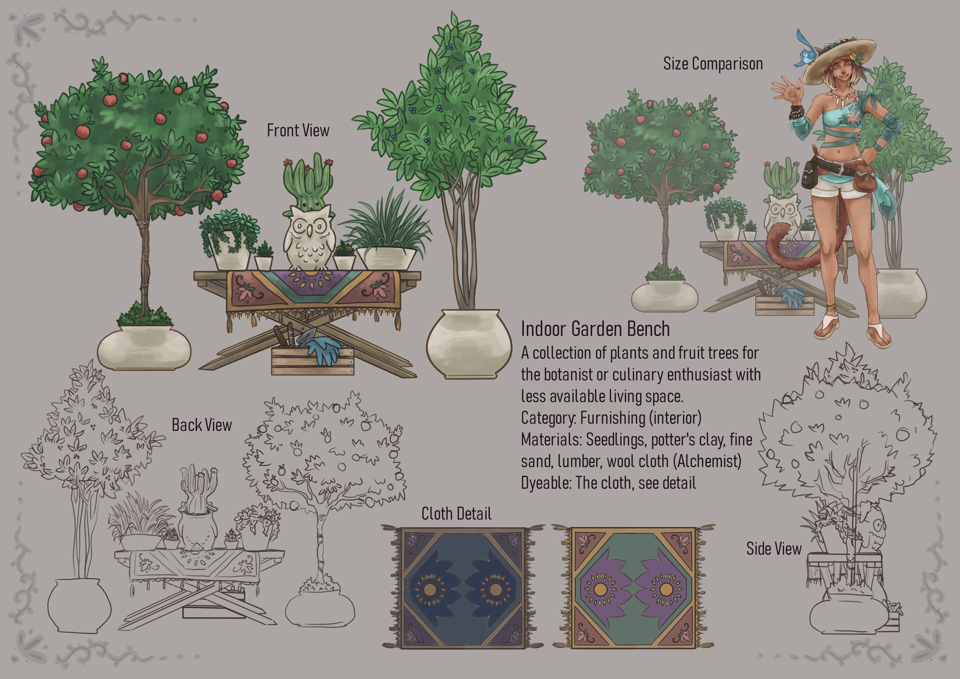 ArtStation - Final Fantasy XIV Furniture