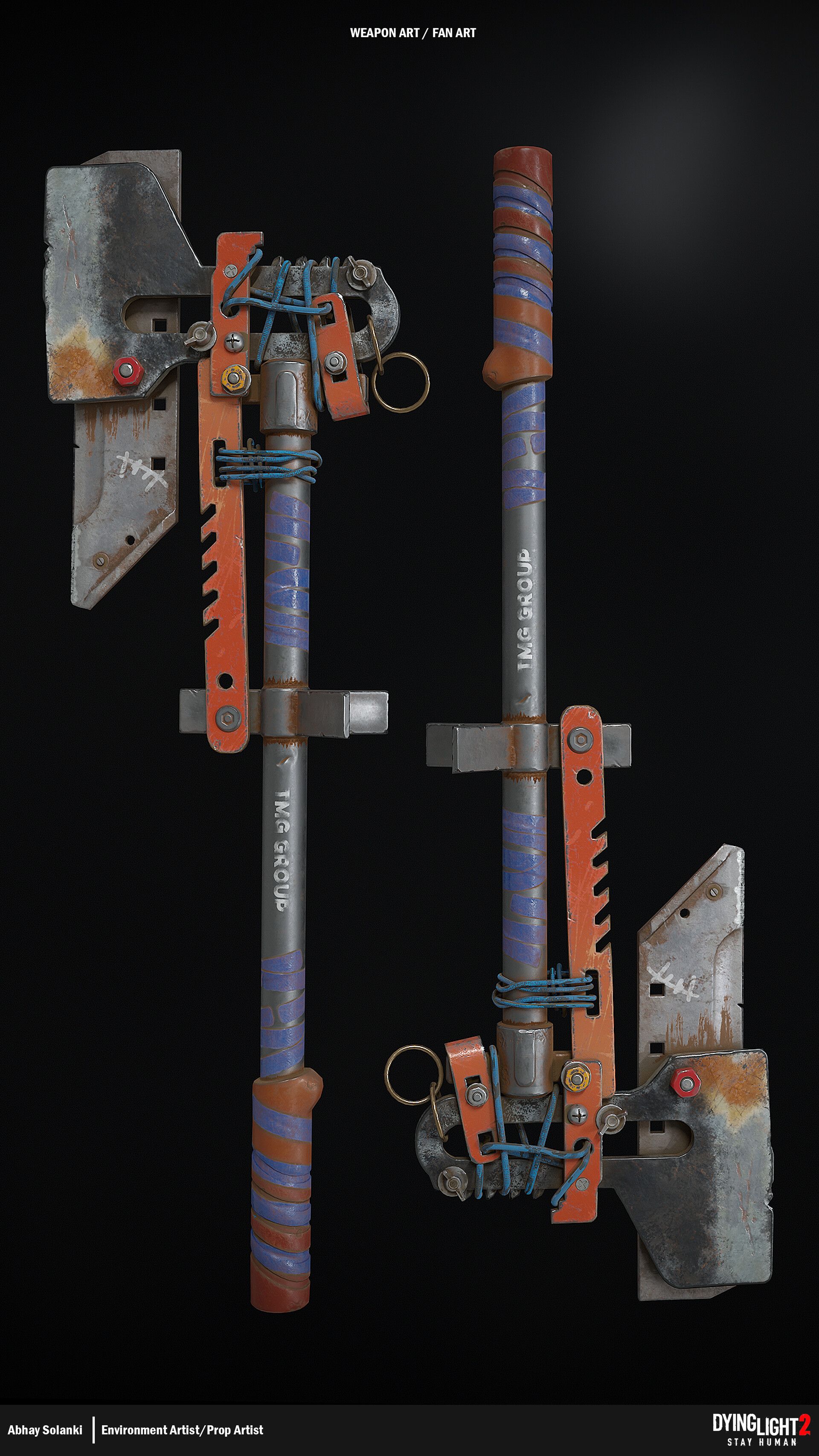 Abhay Solanki - Dying Light 2 Stay Human - Fan Art - Melee Weapon ...