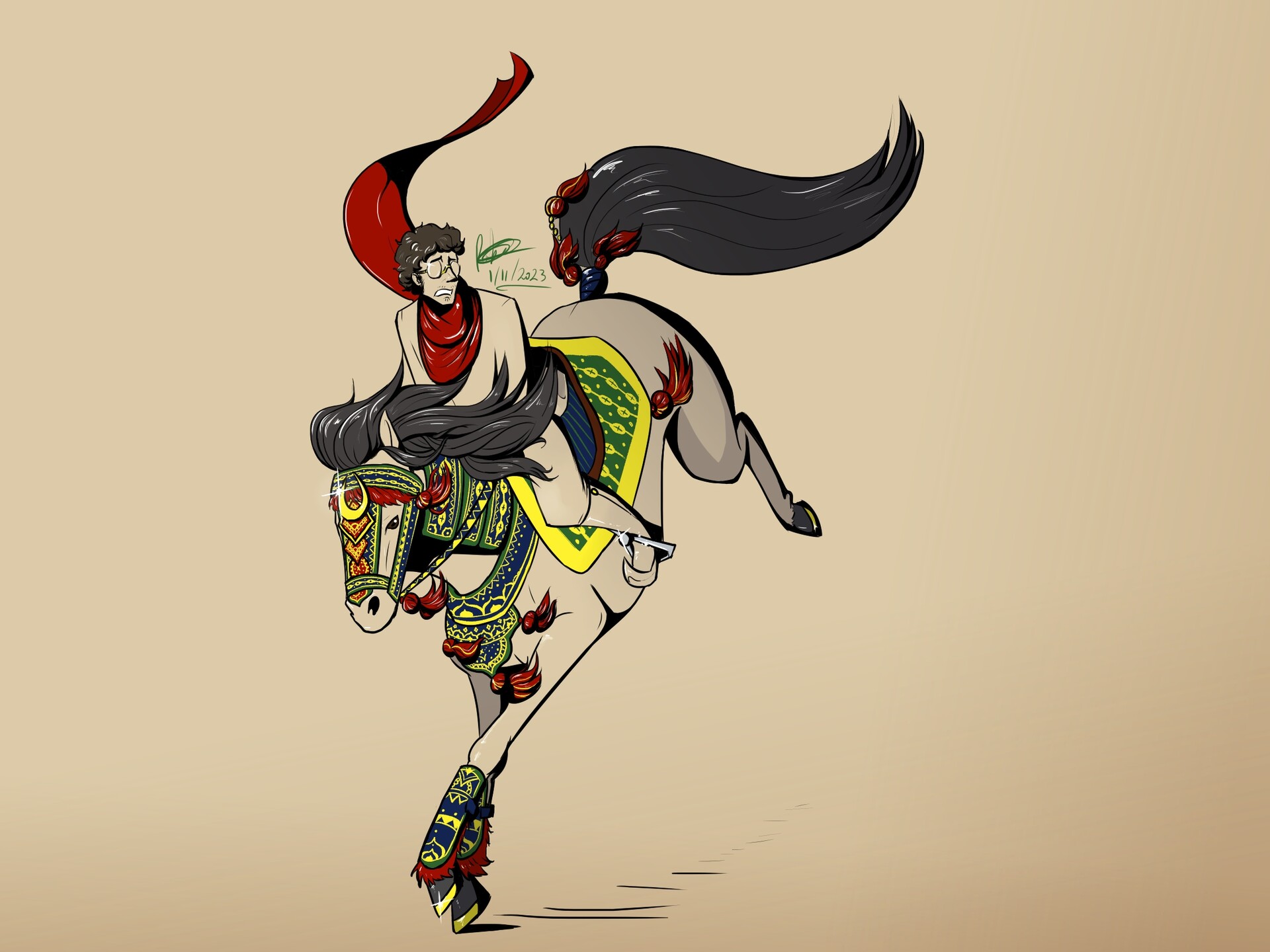 ArtStation - Riding Apprentice