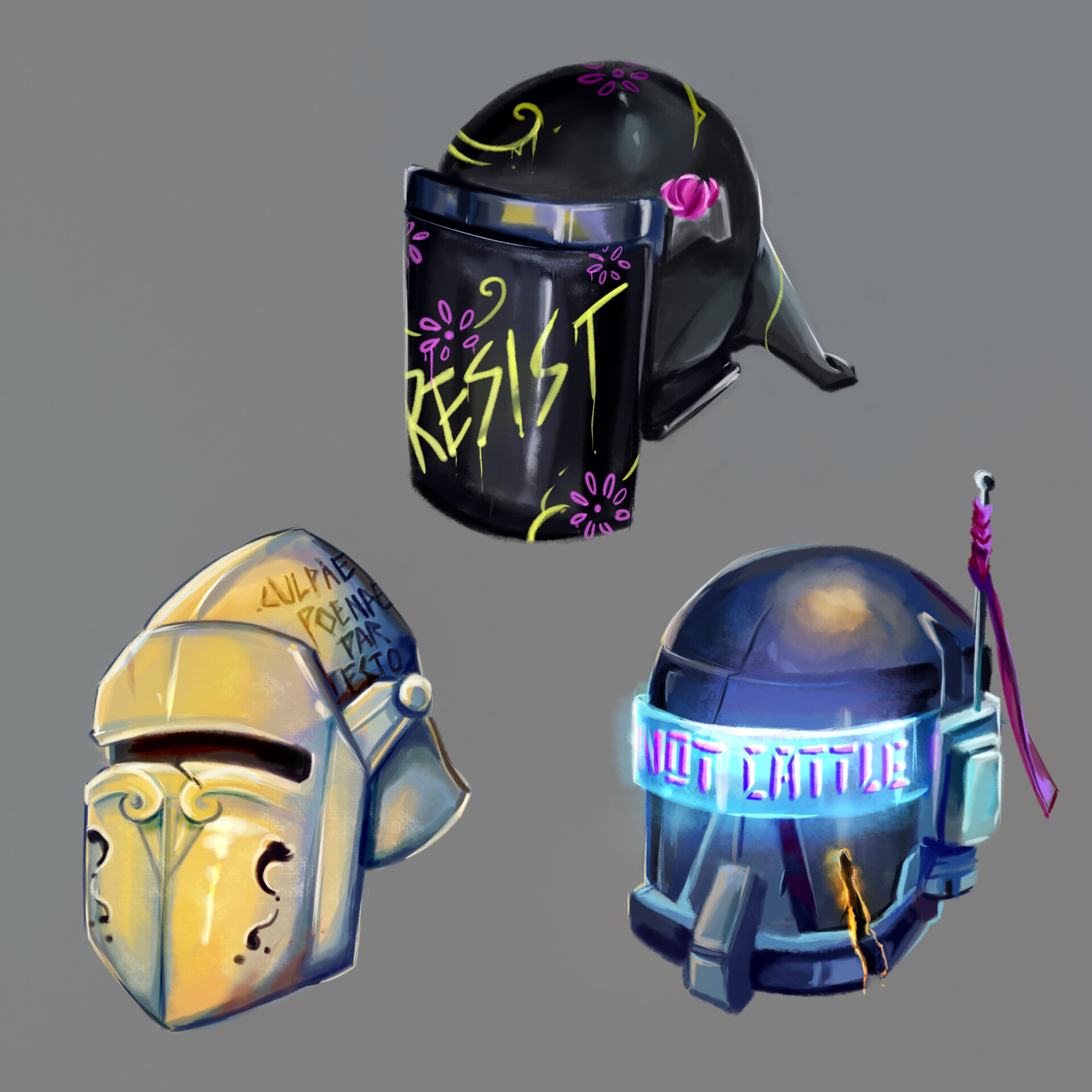ArtStation - Helmets