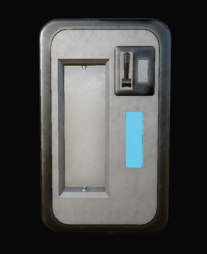 Sam E - Sci Fi Charging Port 3D Model