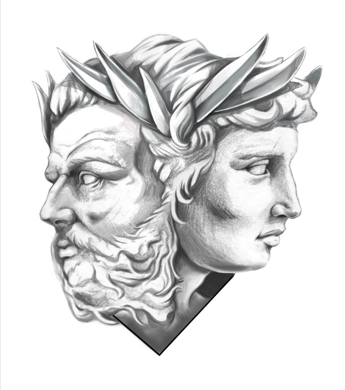 ArtStation - Giano bifronte (Double head Giano)