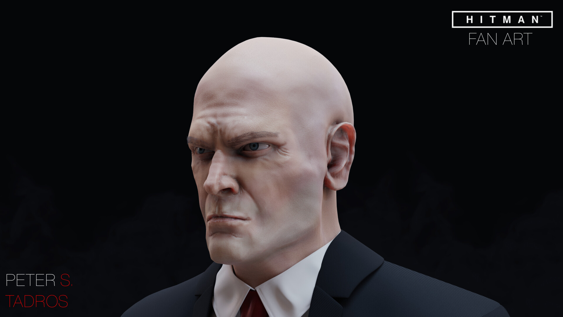 Peter Aziz - Hitman Agent 47 Fan art