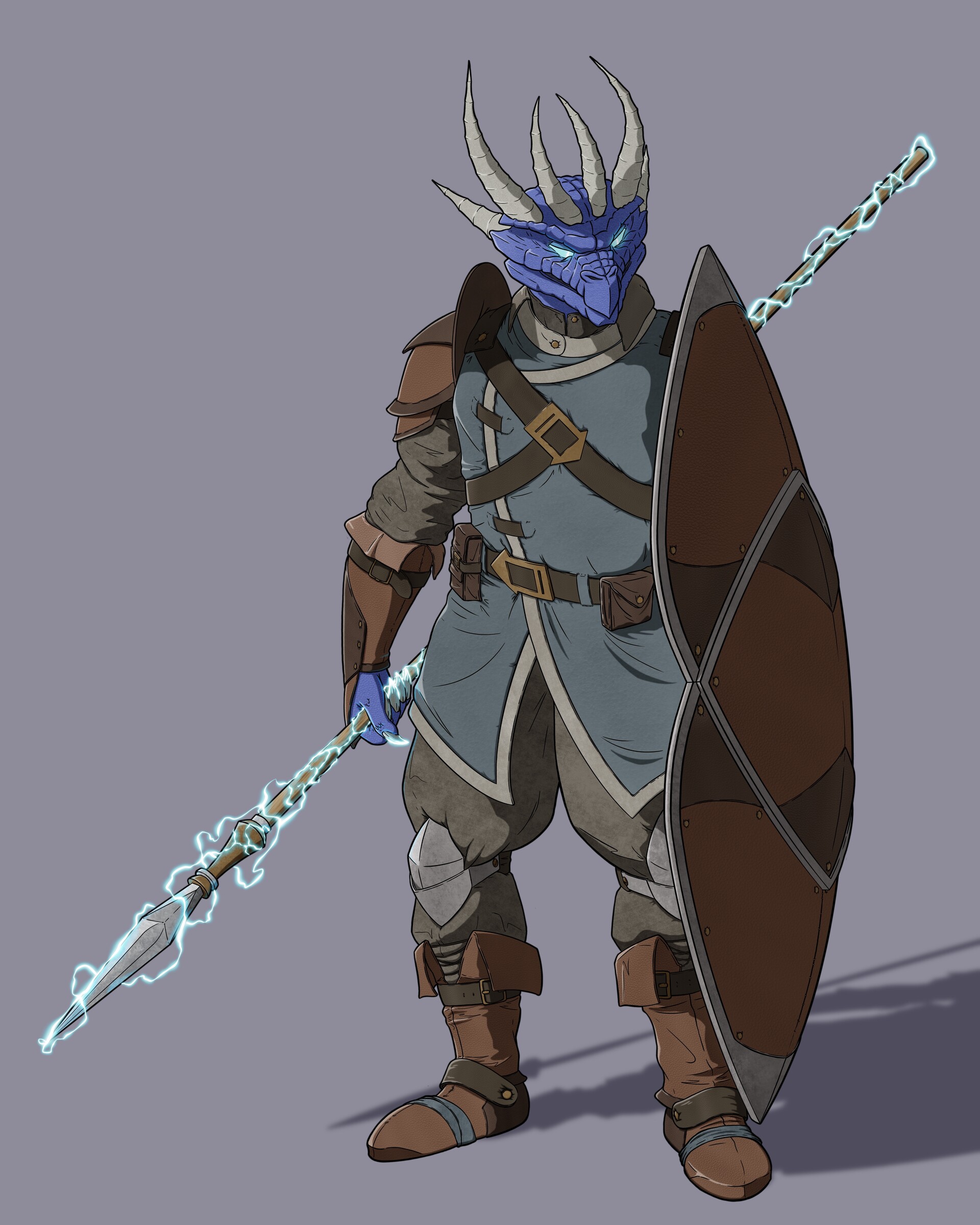 ArtStation - Ukida, Dragonborn Fighter