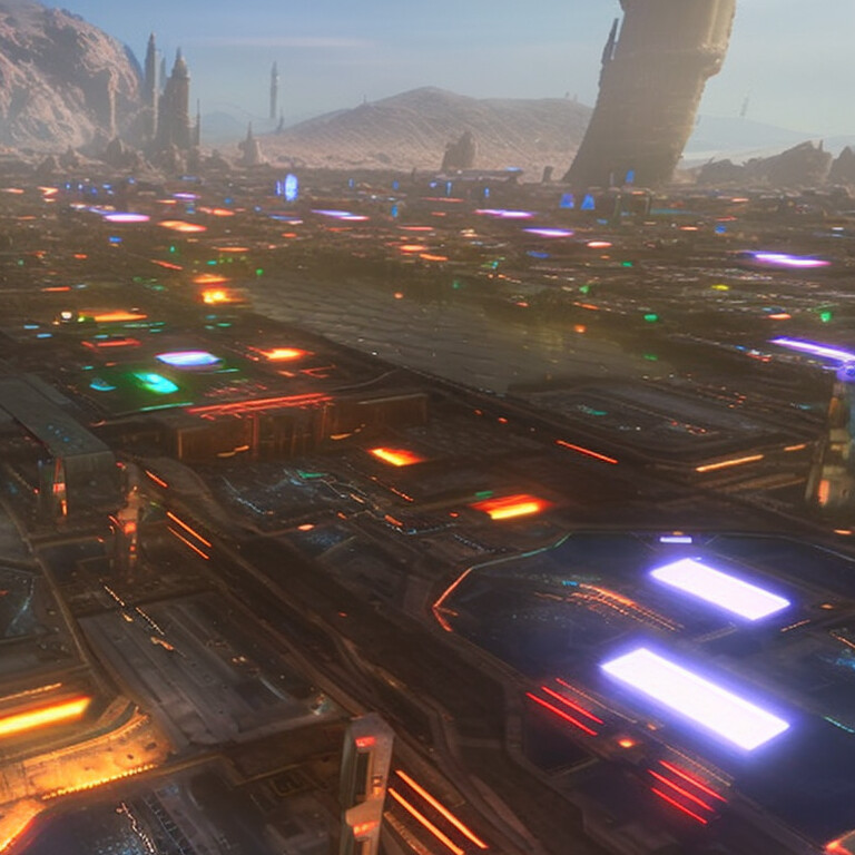 ArtStation - Sci-Fi city Damascus