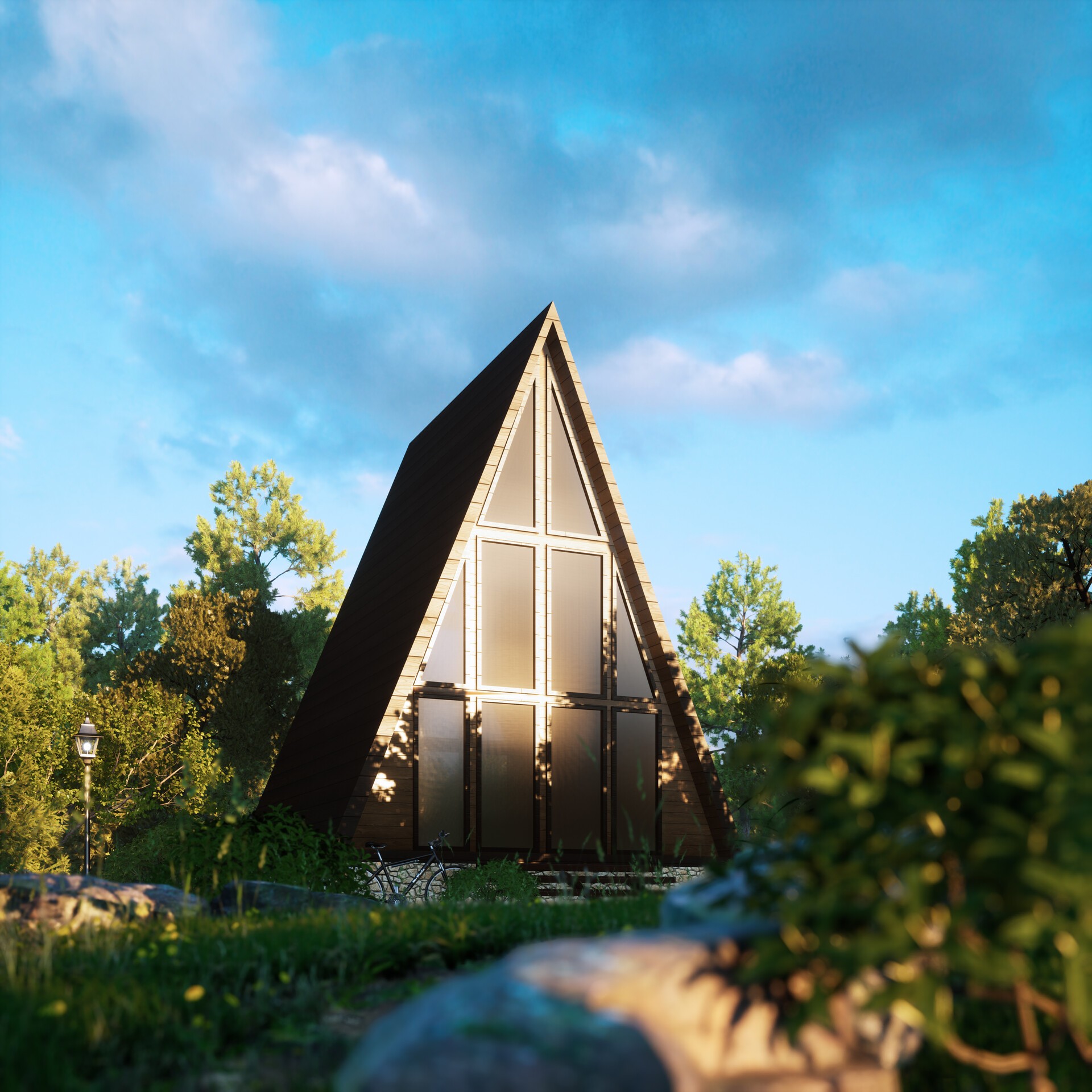 ArtStation - A-Frame House