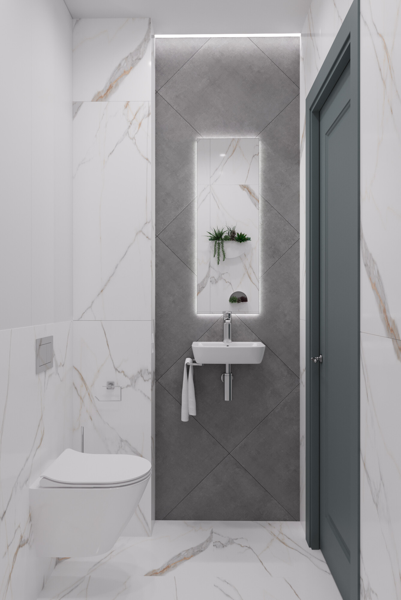 ArtStation - Small bathroom