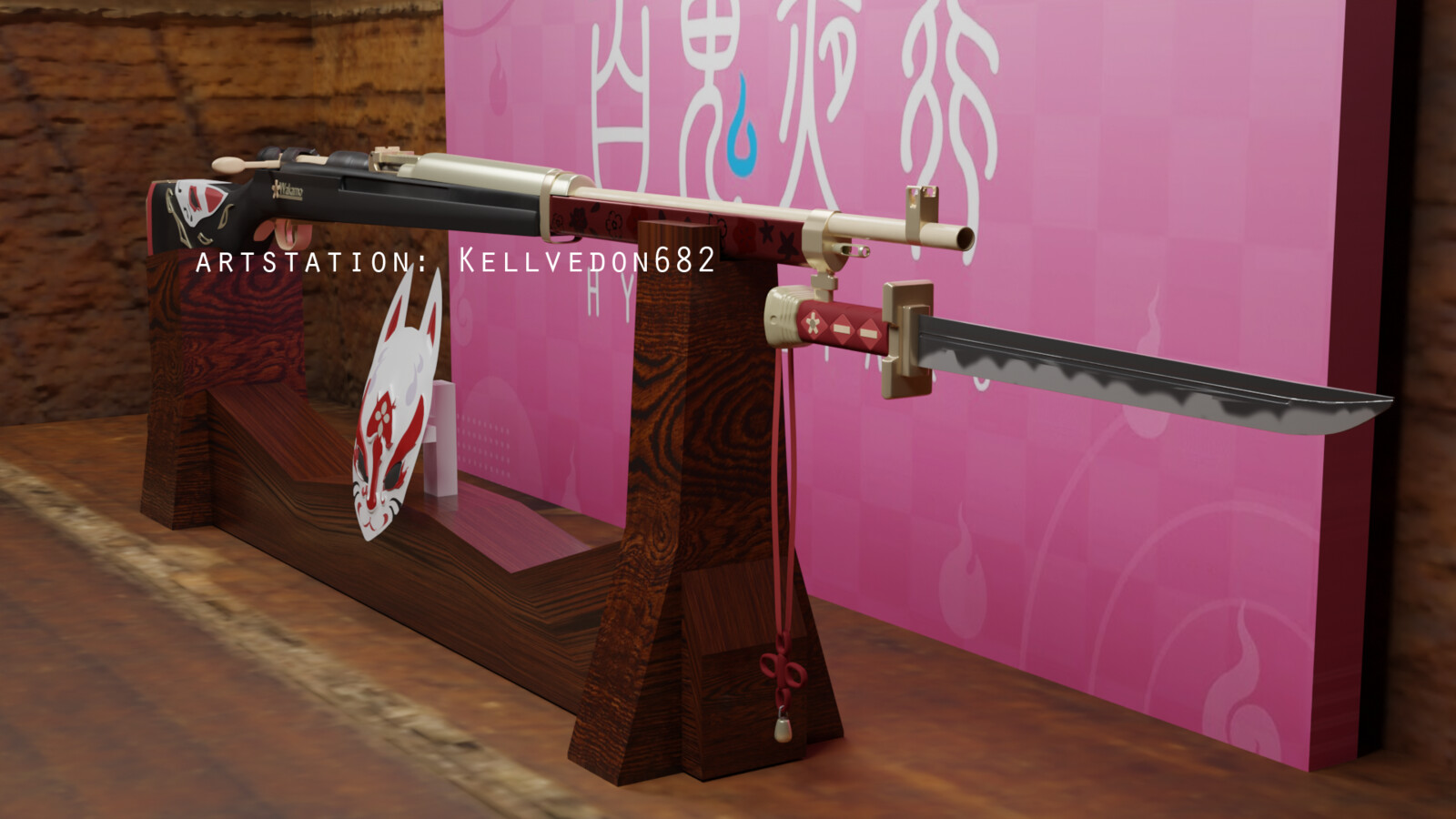 Kellvedon682 - "Crimson Calamity" Kosaka Wakamo's Type-38 Rifle