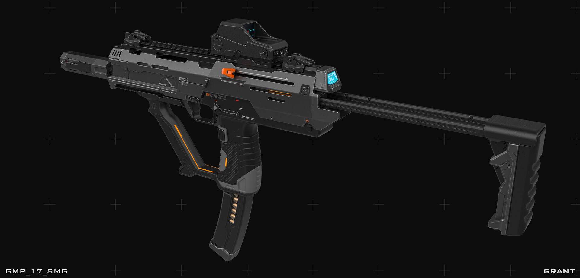 Grant Lee - GMP_17(SMG） Submachine gun