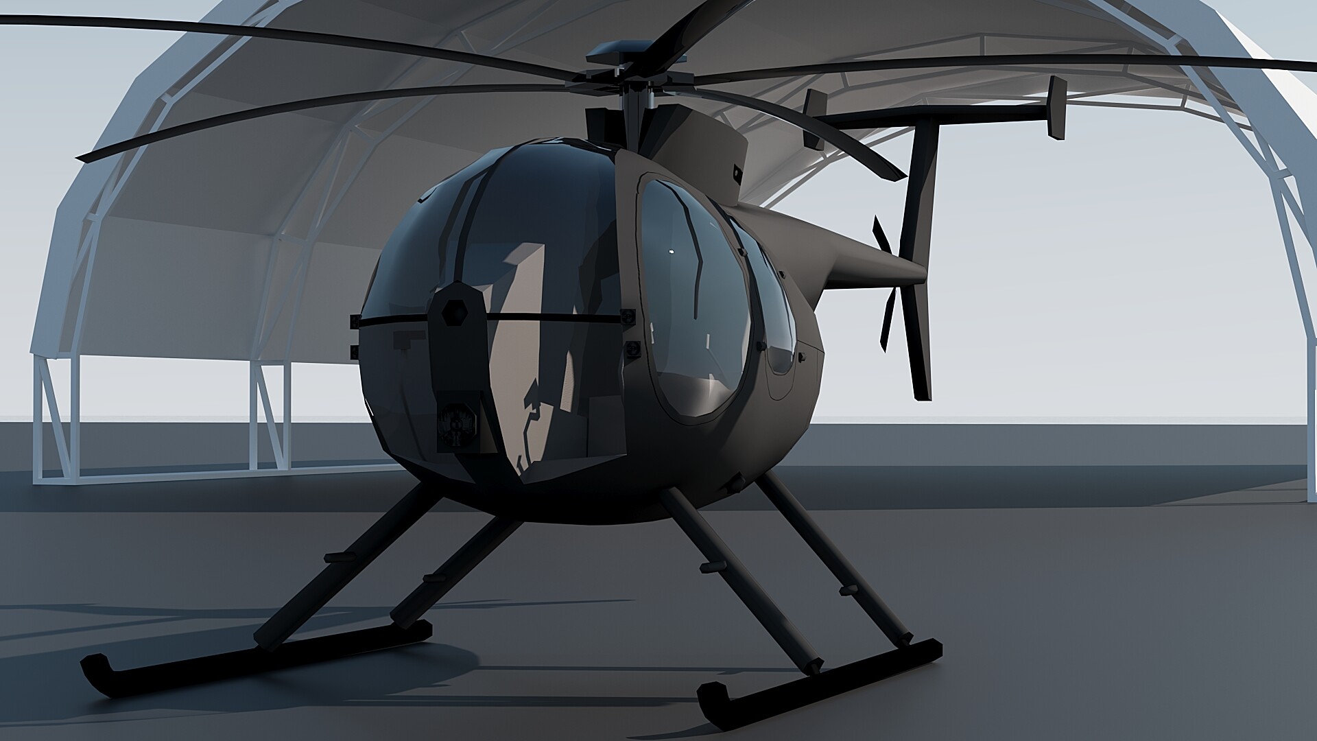 ArtStation - Helicopter low poly