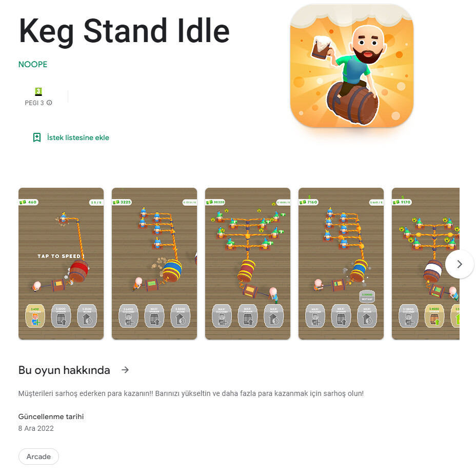 ArtStation - Keg Stand idle Mobile Game