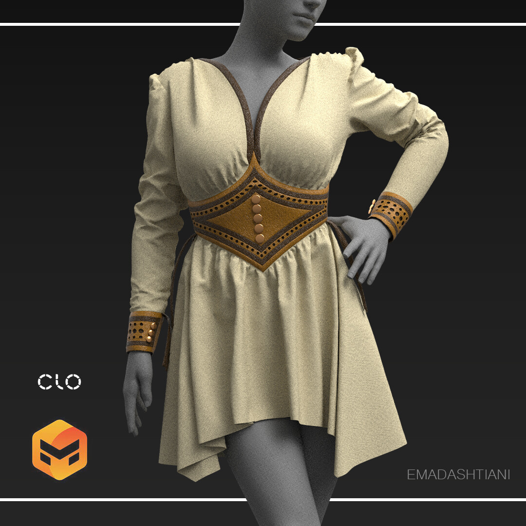 ArtStation - Medieval Dress N1 #30