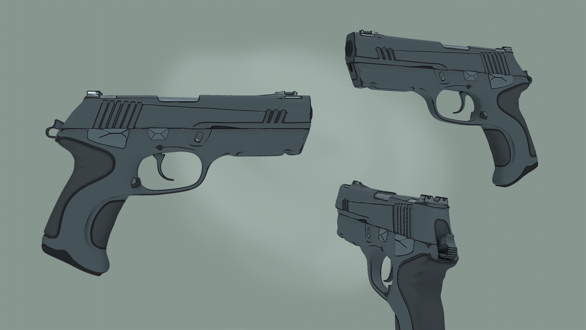 RV Gaza - Pistol Stylized Texture (Valorant Classic)