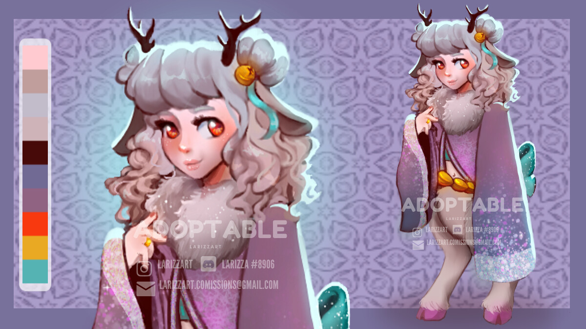 ArtStation - Winter Satyr Adoptable