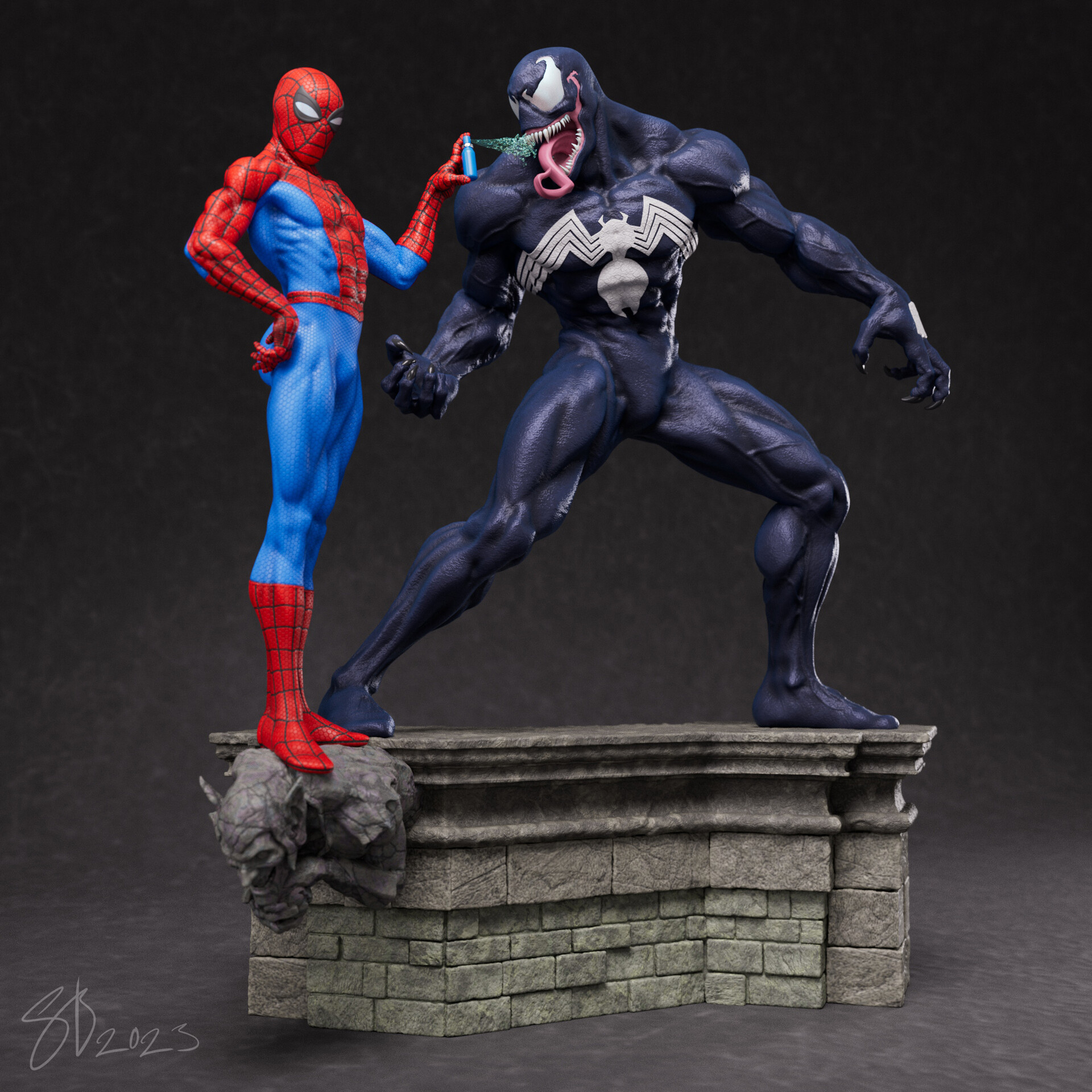 Scott Broad - Fresh Breath -- Spider-man v Venom