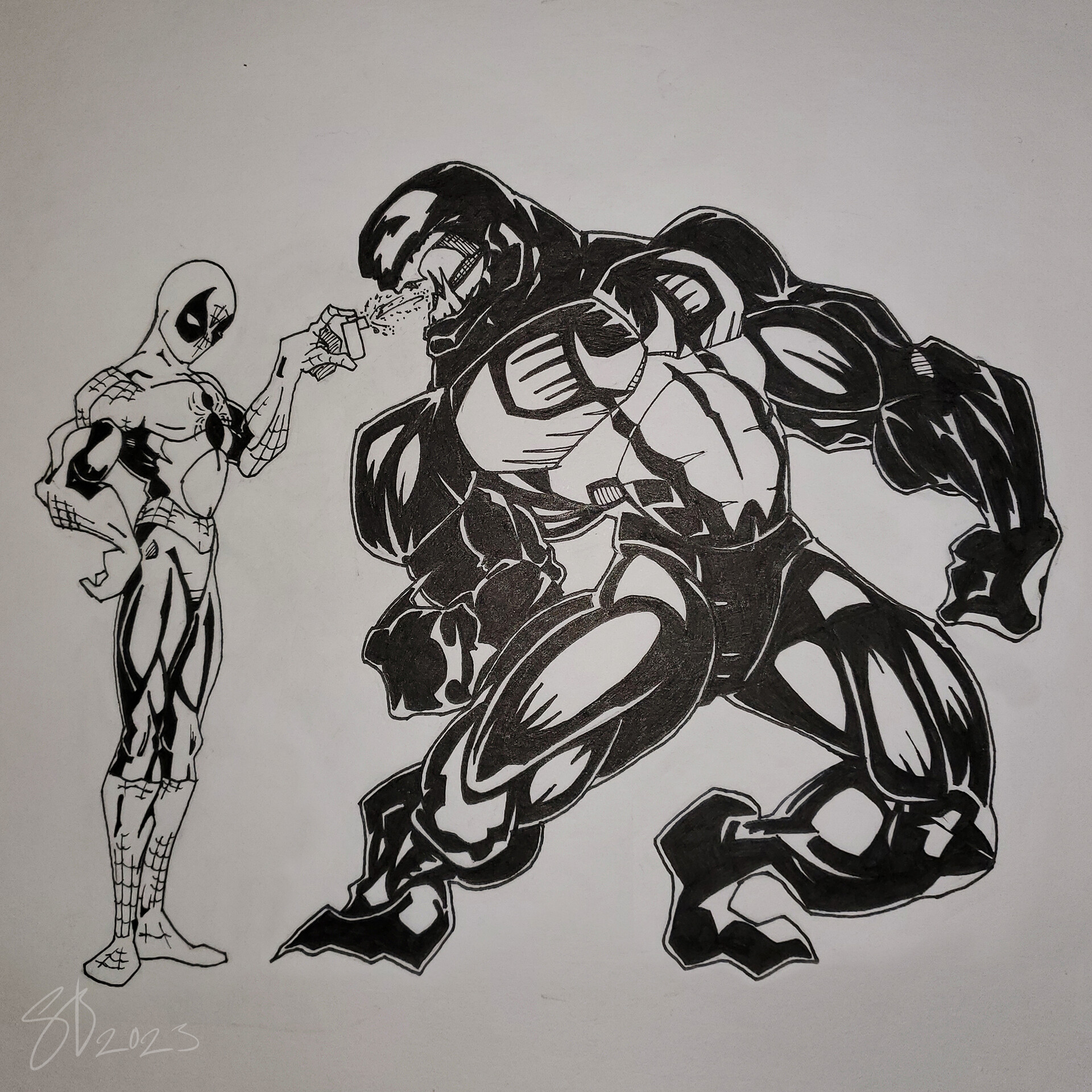 Scott Broad - Fresh Breath -- Spider-man v Venom